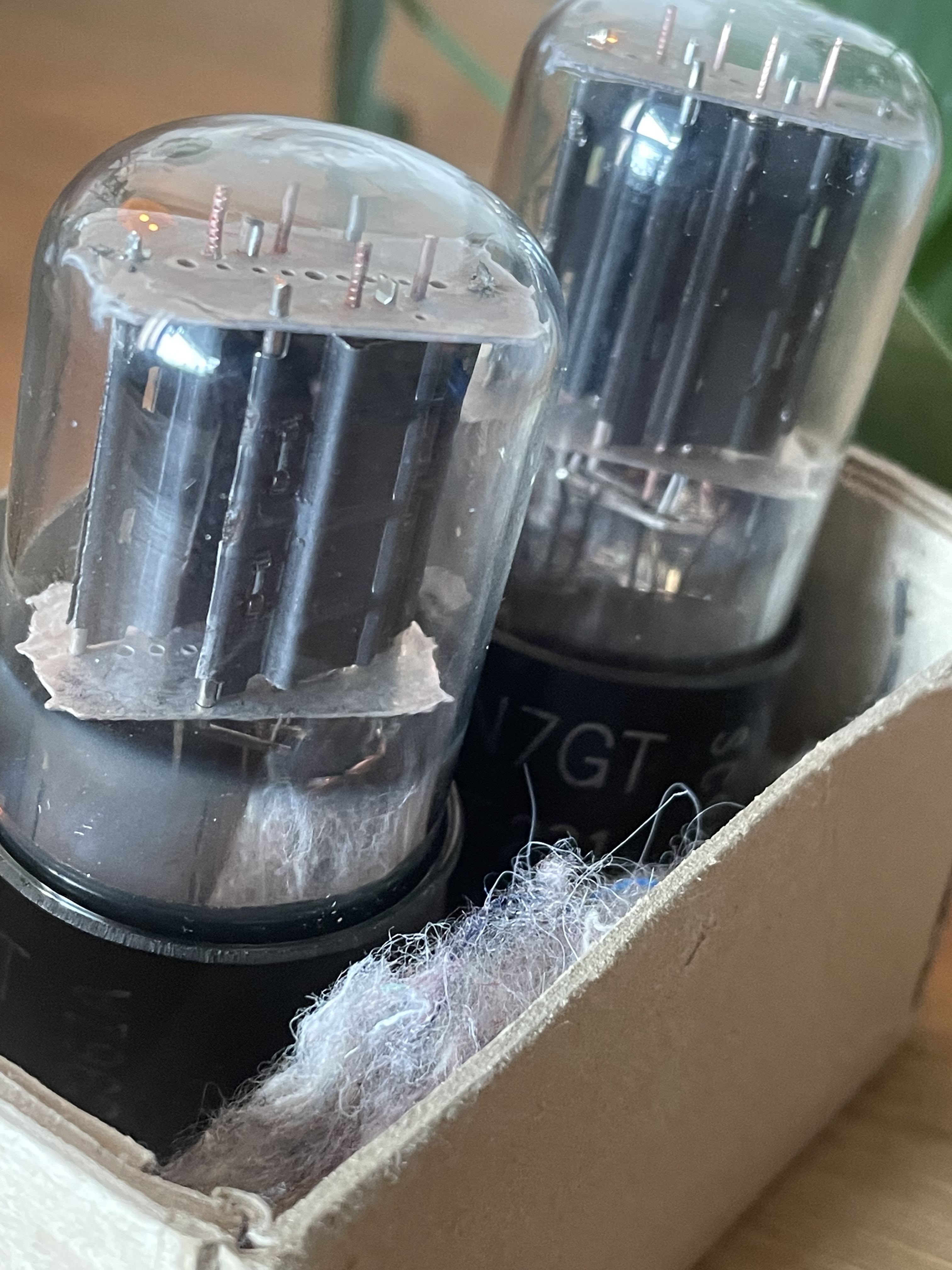 Ken Rad 6sn7GT vt231 clear glass |﻿ Hi-Fi and Cinema Cables & Accessories