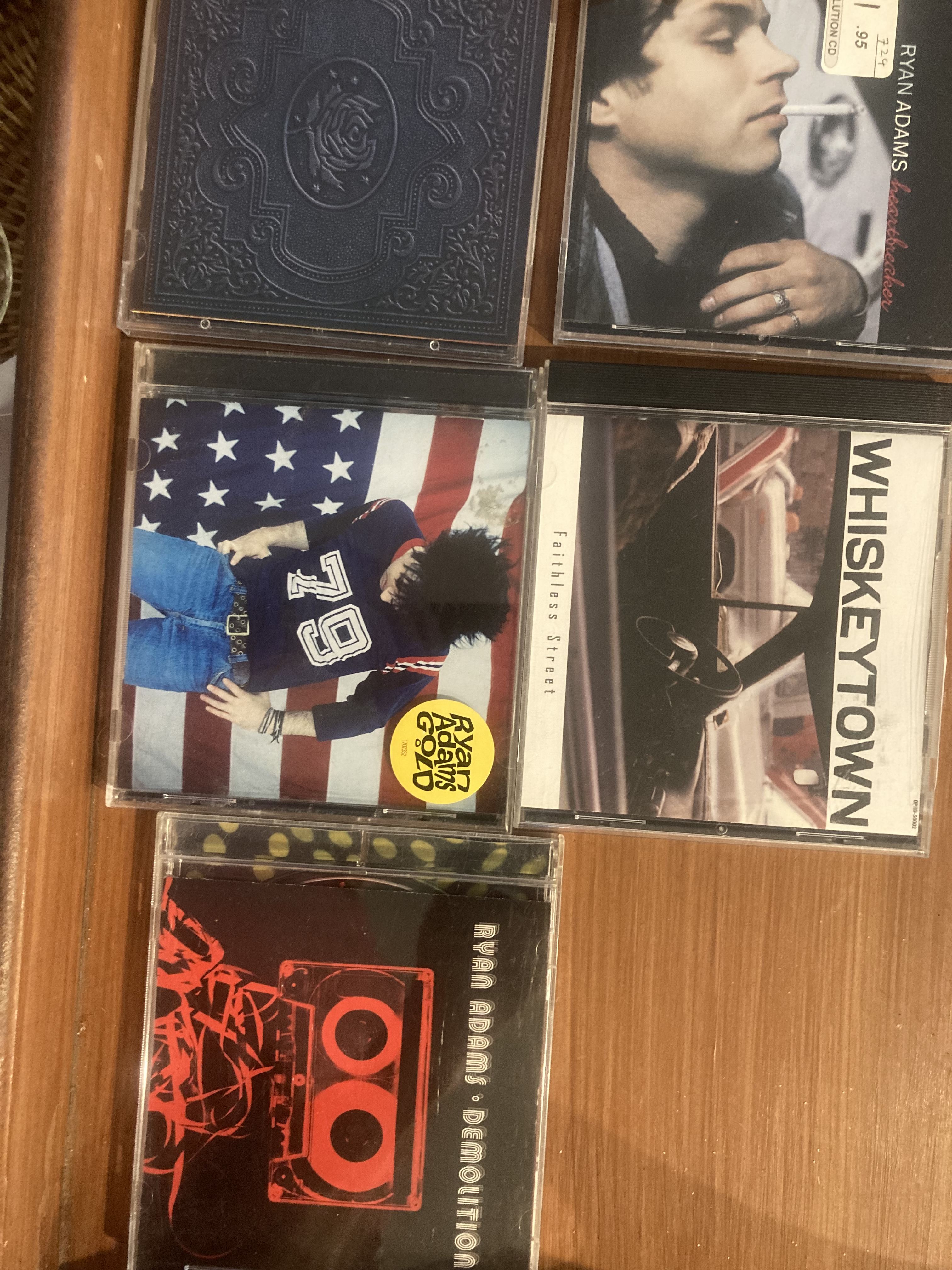 Ryan Adams cd collection |﻿ Vinyl, CD, and Blu-ray