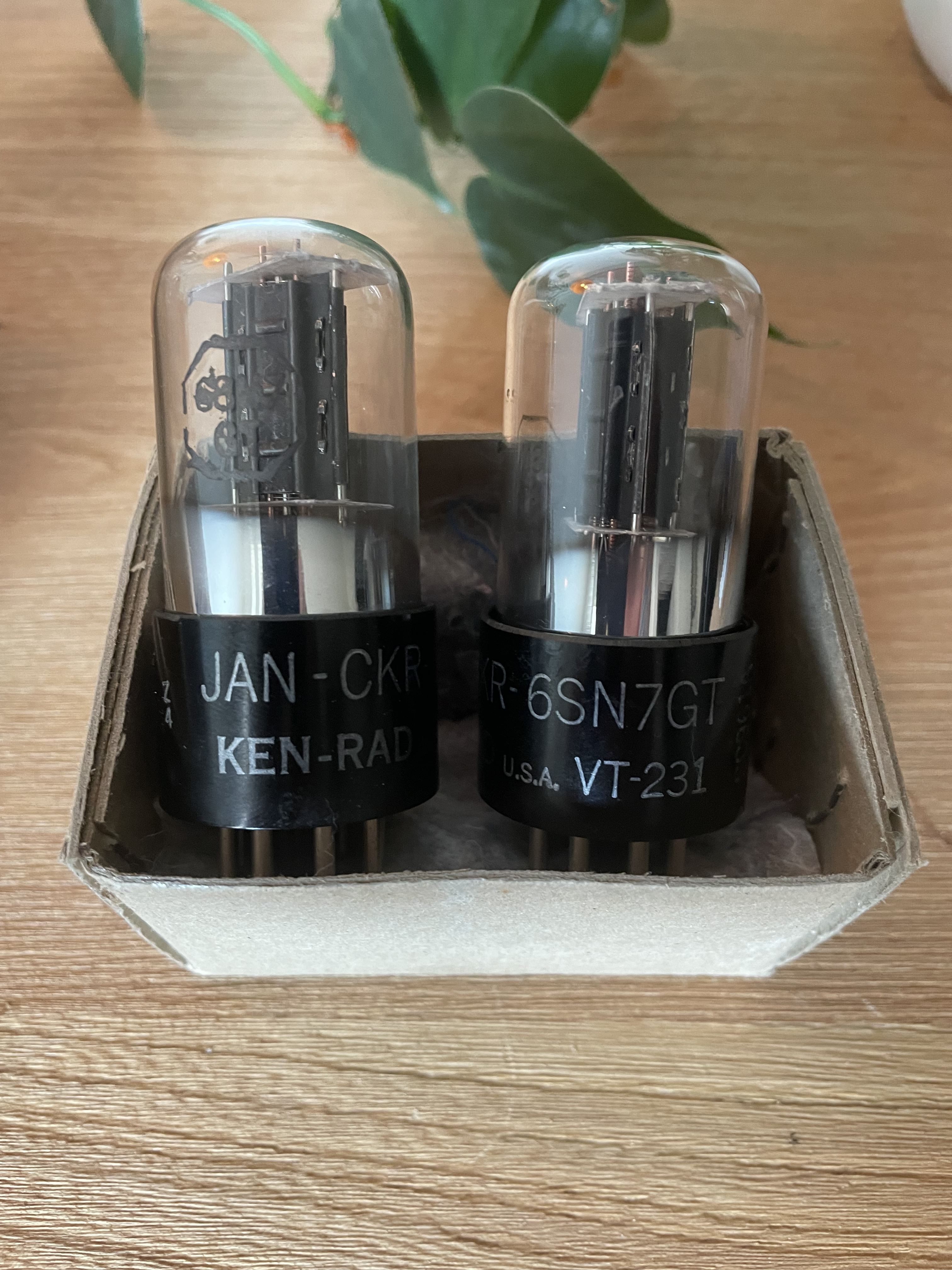 Ken Rad 6sn7GT vt231 clear glass |﻿ Hi-Fi and Cinema Cables & Accessories
