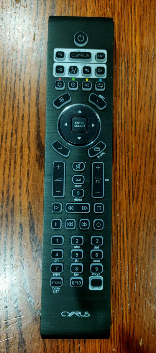 Cyrus remote control - Hi-Fi and Cinema Cables & Accessories - StereoNET