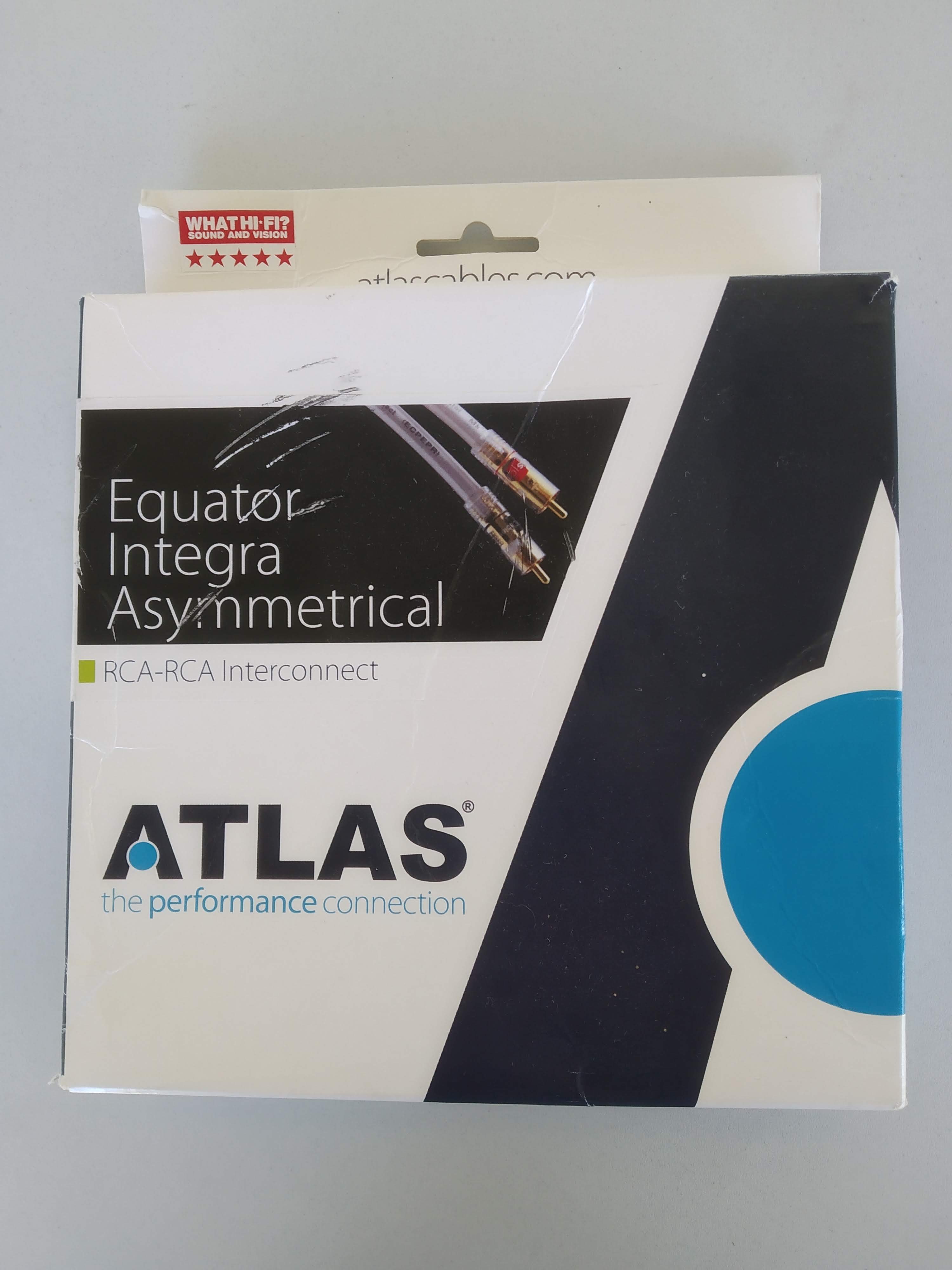 Atlas Equator Integra RCA 50cm Cable - Hi-Fi and Cinema Cables ...
