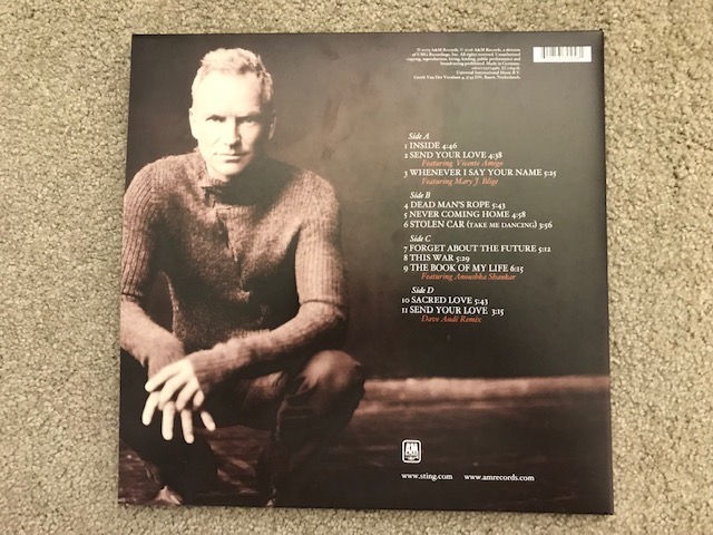 Sting " The Studio Collection" 8 LP Vinyl Box Set |﻿ Vinyl, CD, and Blu-ray