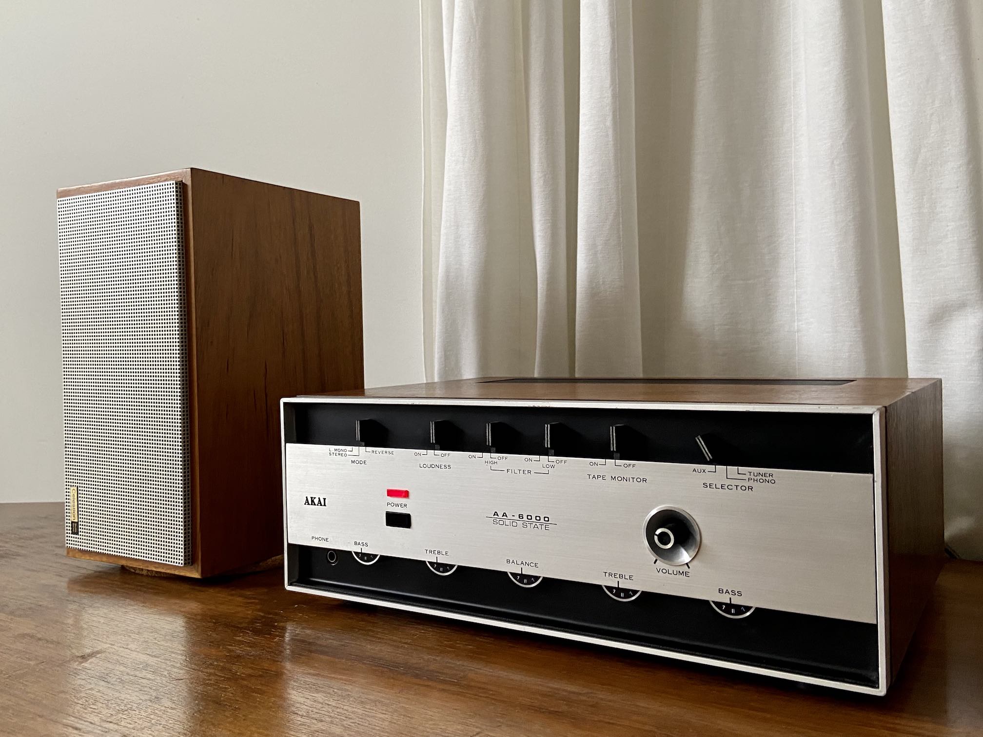 Akai AA-6000 integrated amplifier - vintage restored - Stereo, Home ...