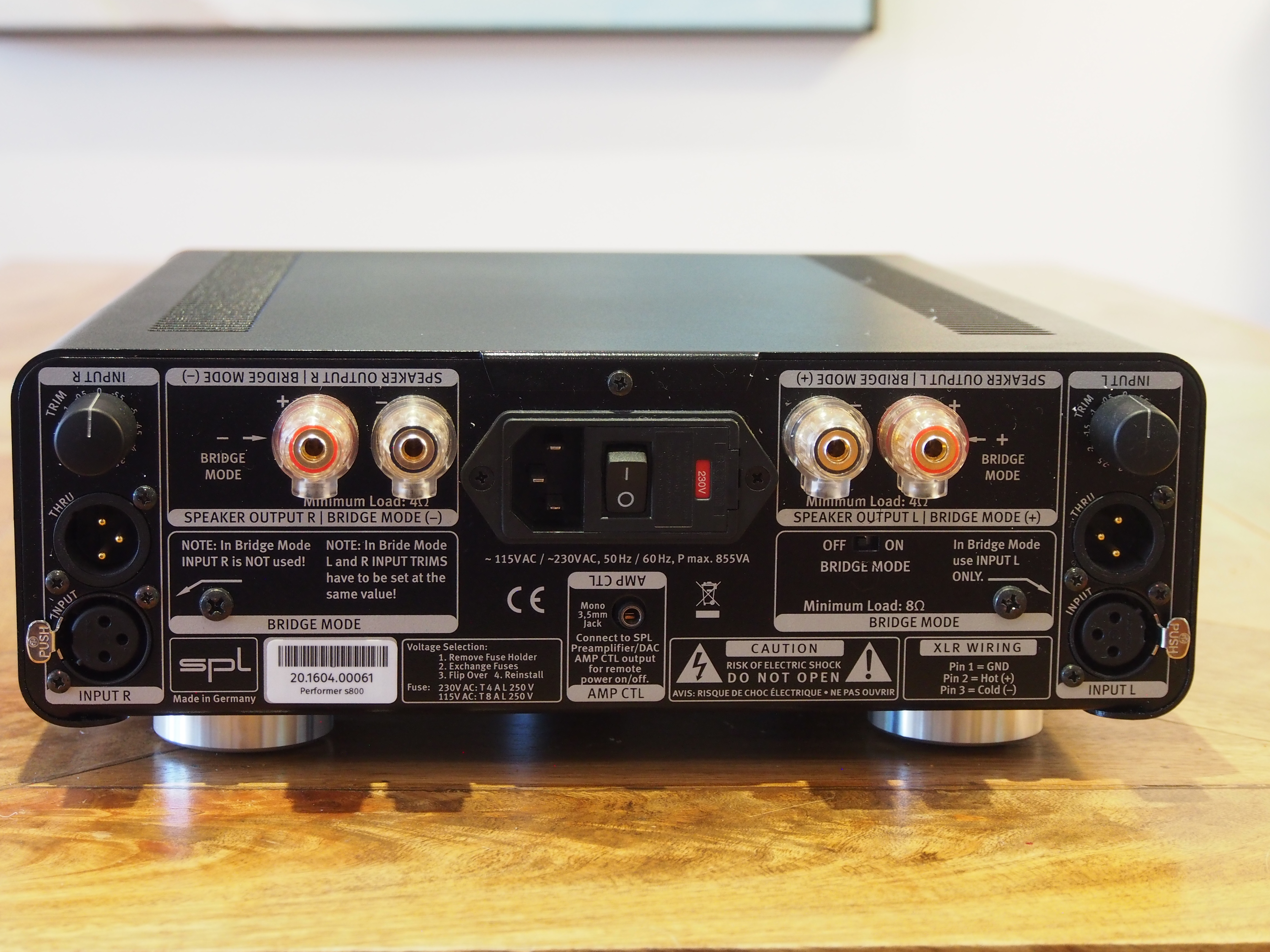 SPL S800 Power Amplifier (Red) - WITHDRAWN FROM SALE - Stereo, Home ...