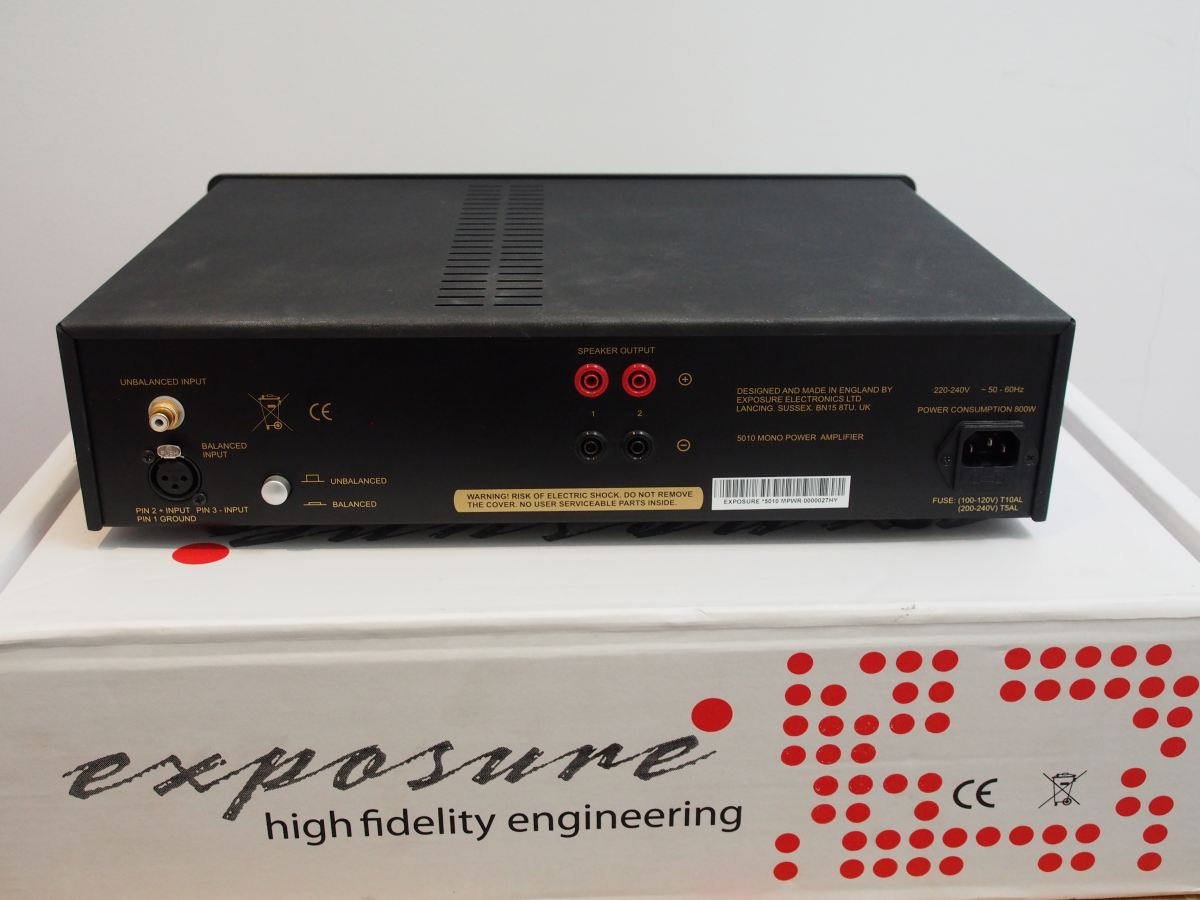 Exposure 5010 Preamp and Monoblock Power Amplifiers - Stereo, Home ...