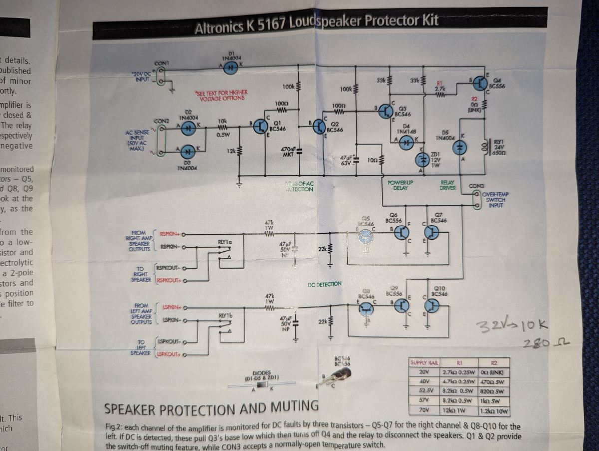 Altronics speaker protect issue (K5167) - DIY Audio Projects - StereoNET