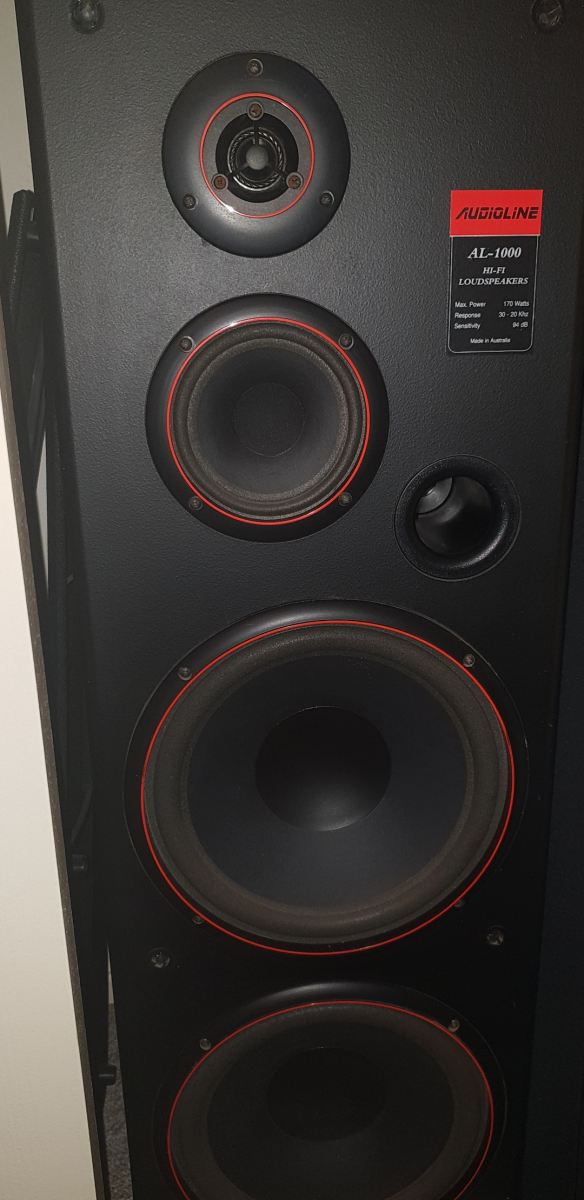Audioline AL-1000 Floorstanding Speakers - Stereo, Home Cinema ...