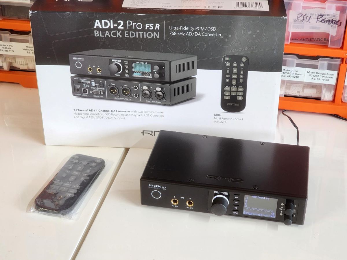 RME ADI2 Pro FSR BE - DAC, ADC and Headphone Amp |﻿ Stereo, Home Cinema, Headphones Components