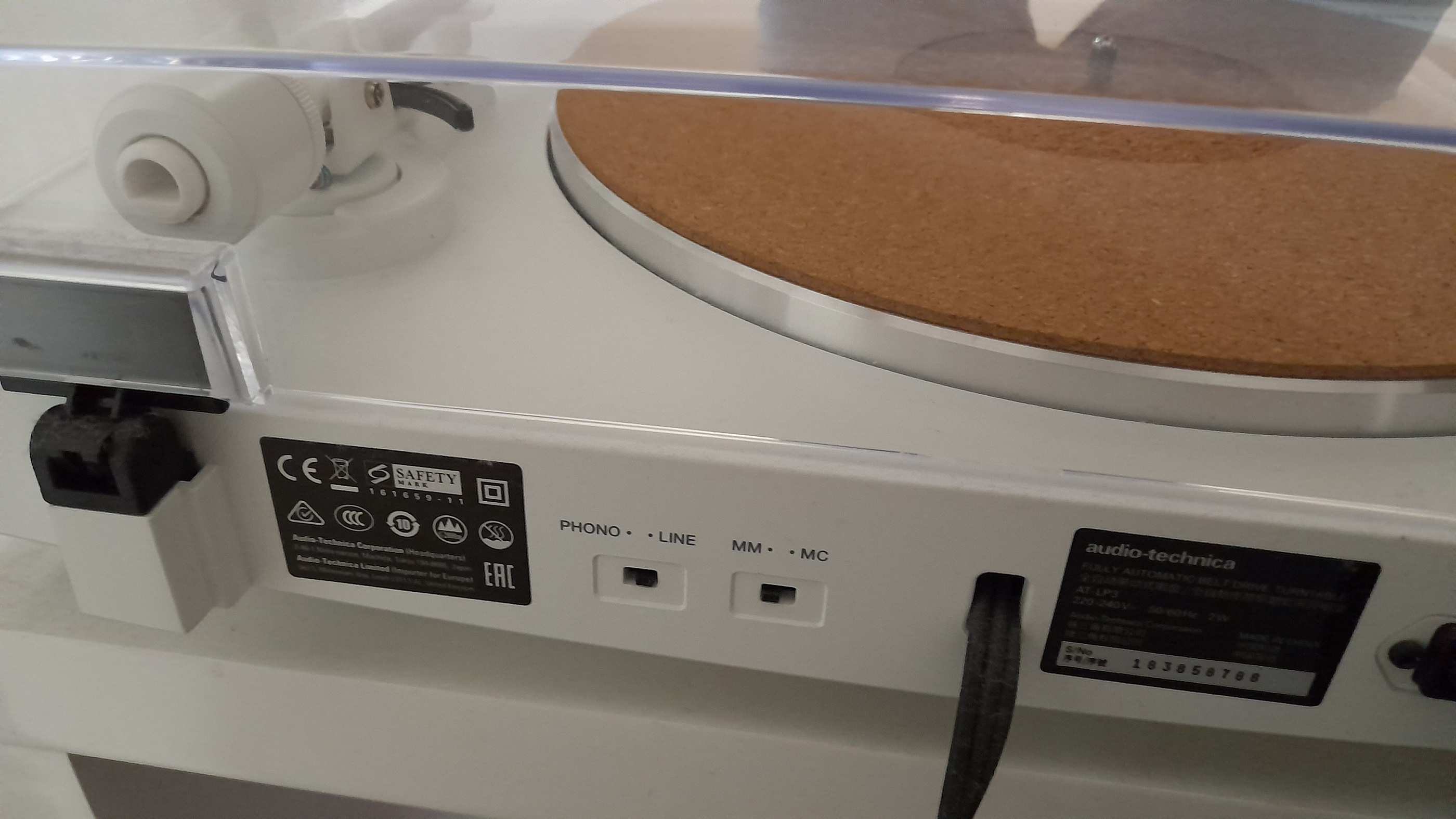 Audio Technica LP3 automatic turntable - white |﻿ Stereo, Home Cinema ...