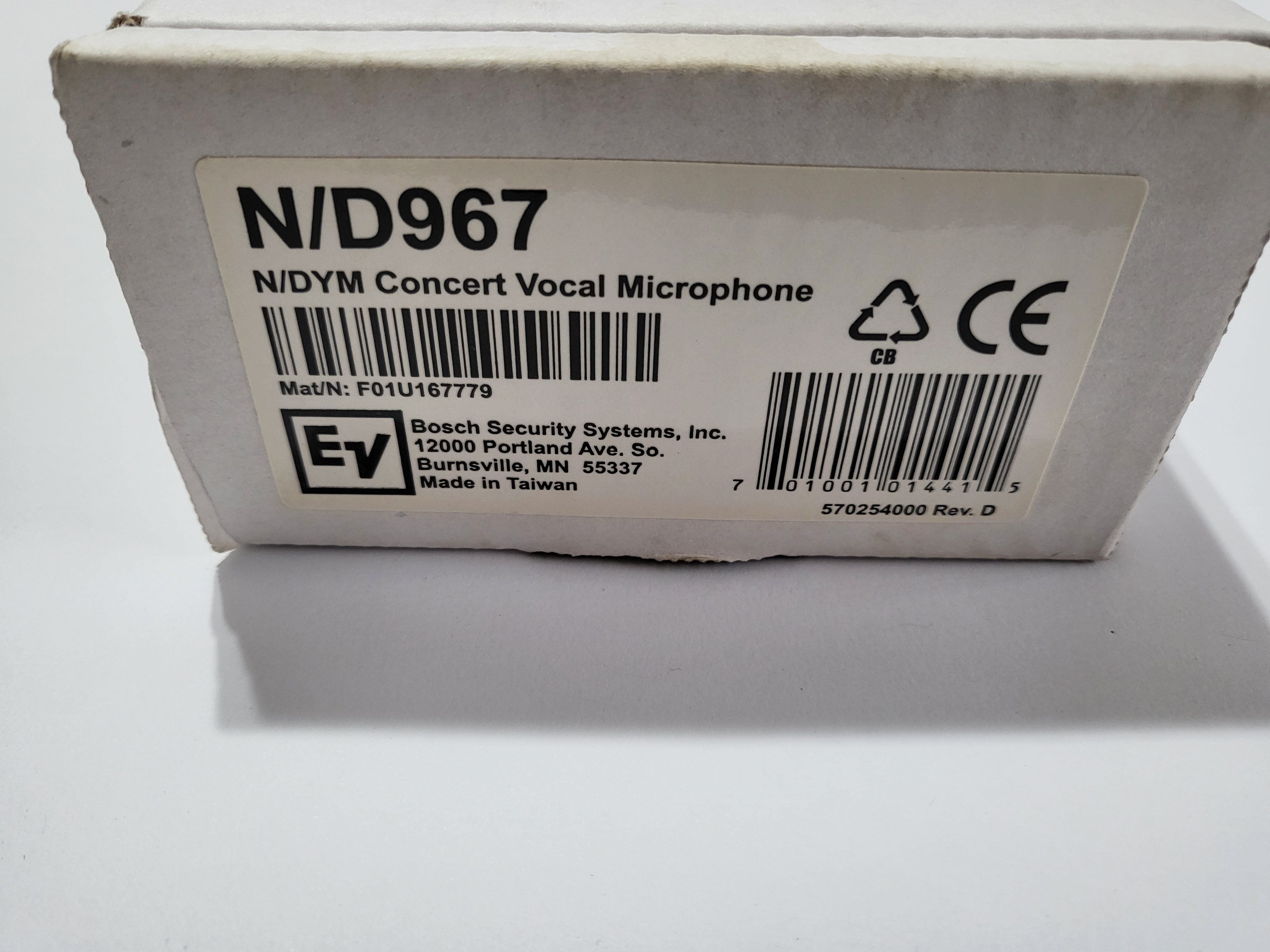 Electro-Voice N/D967 Concert Vocal Microphone - Classifieds - All Other ...