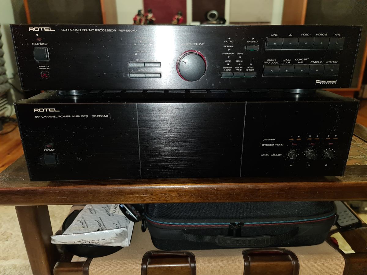 Rotel pre and power amplifier |﻿ Stereo, Home Cinema, Headphones Components