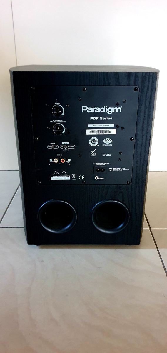 Paradigm PDR-100 Subwoofer - Stereo, Home Cinema, Headphones Components ...