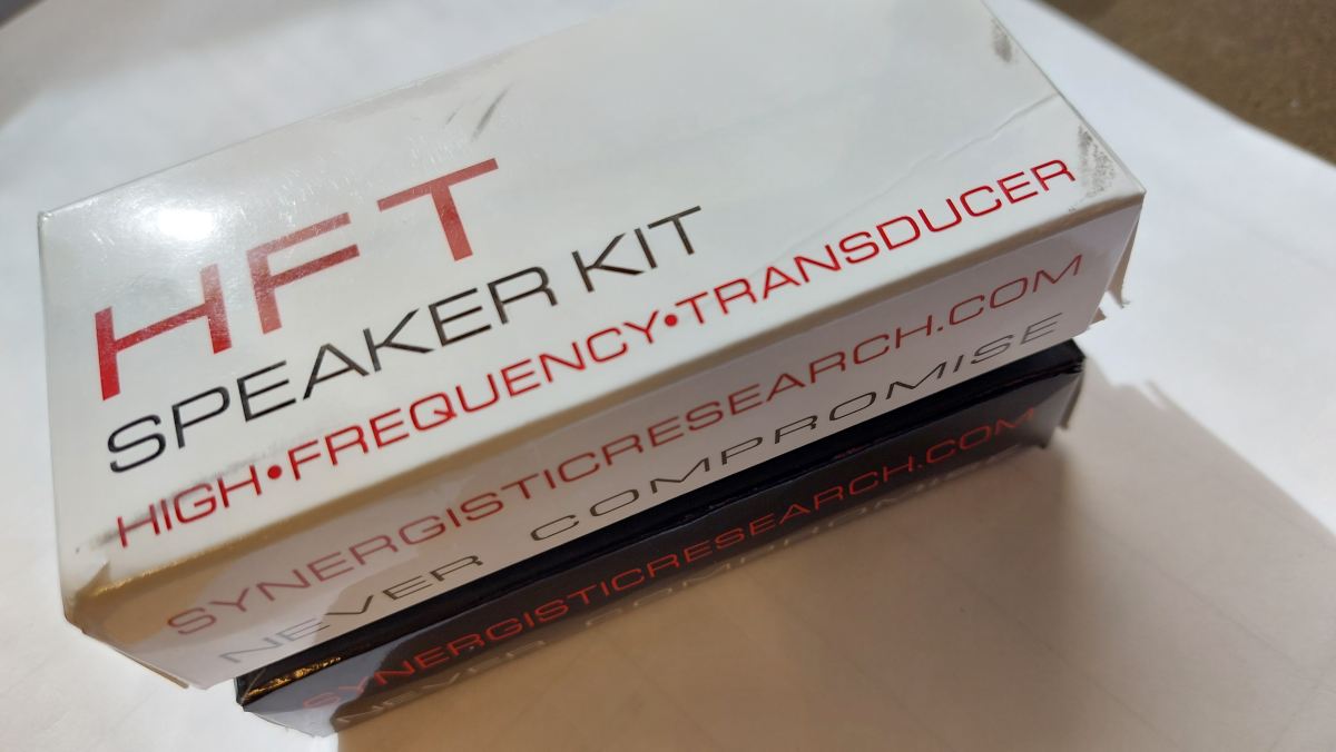 Synergistic Research HFT Speaker Kit & Set 5 HFT's - Hi-Fi and Cinema ...