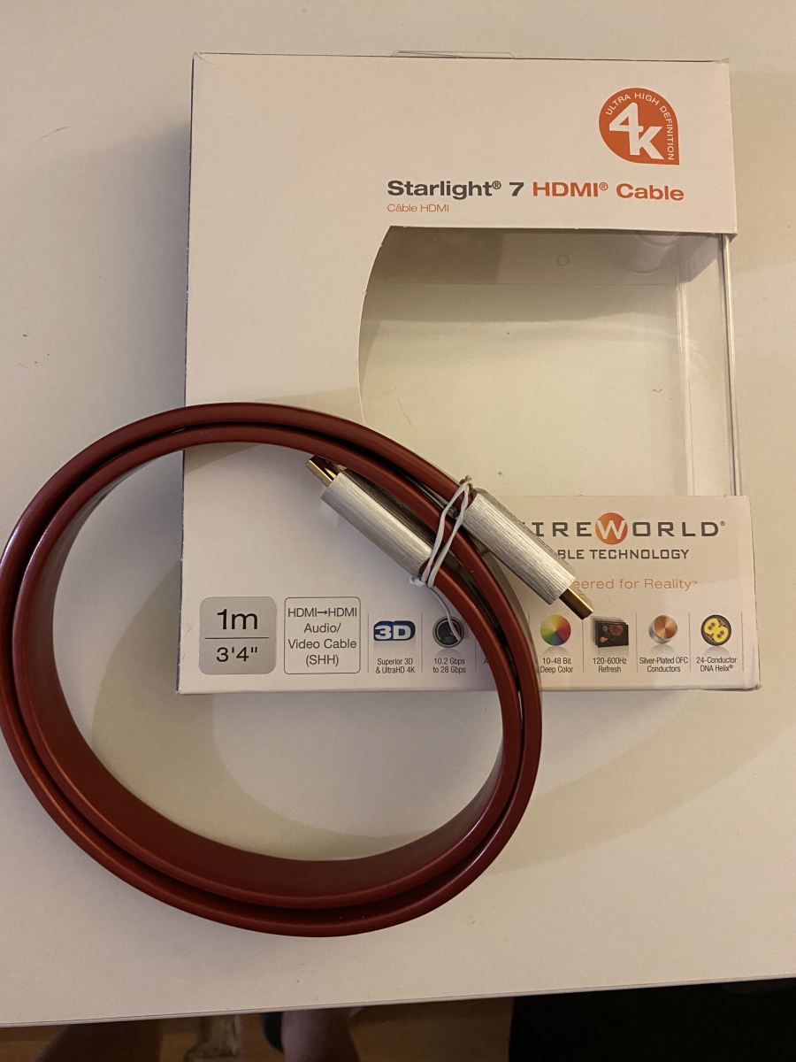WireWorld Starlight 7 HDMI (I2S) cable - Hi-Fi and Cinema Cables ...