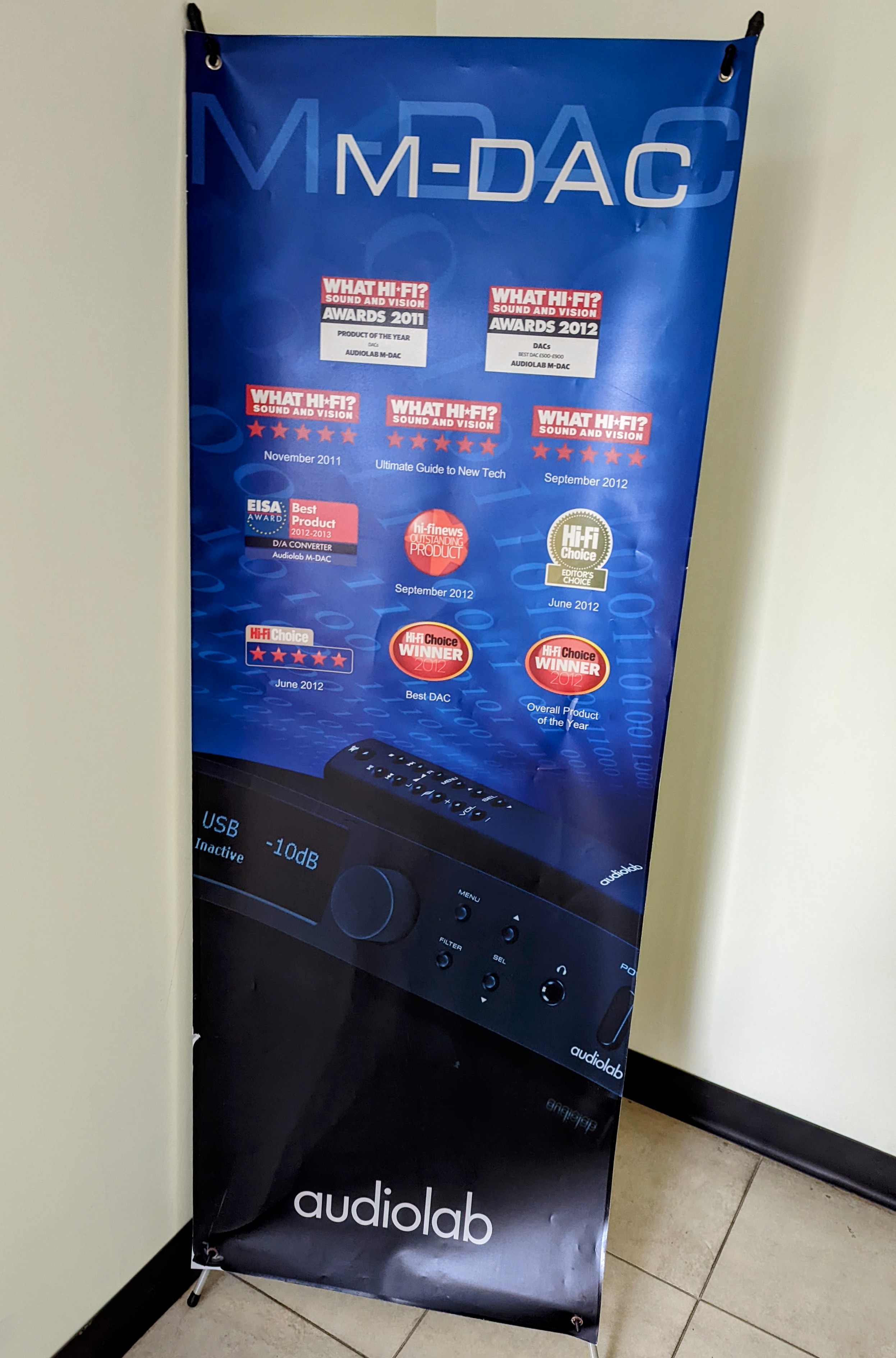 Audiolab M-DAC (stand-alone DAC/headphone amplifier) black |﻿ Stereo ...