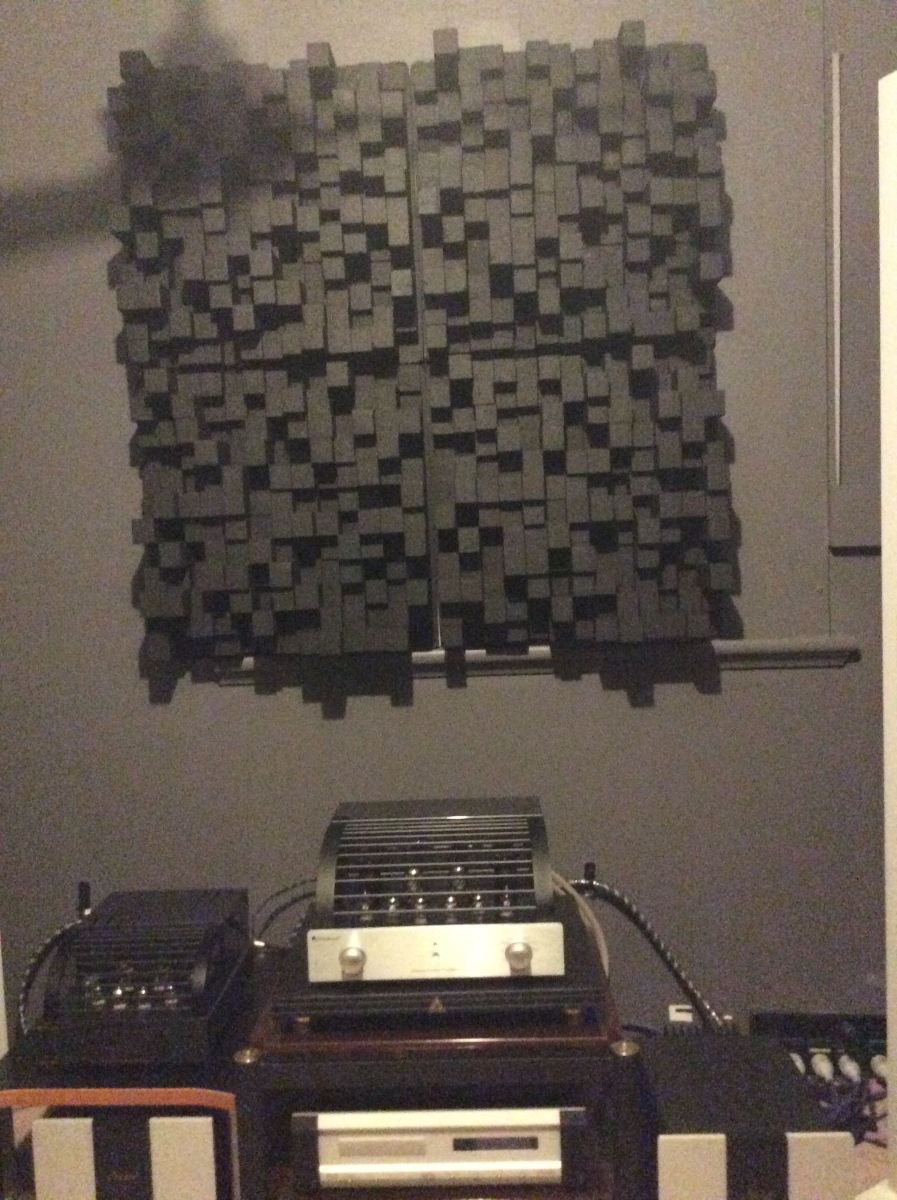 8x SKYLINE DIFFUSERS(HARDEND STYROFOAM)PAINTED BLACK - Hi-Fi and Cinema ...