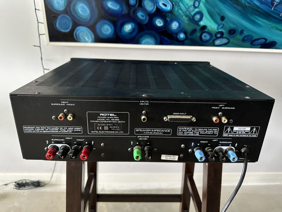 Rotel RB-985 THX 5 channel power amp |﻿ Stereo, Home Cinema, Headphones ...