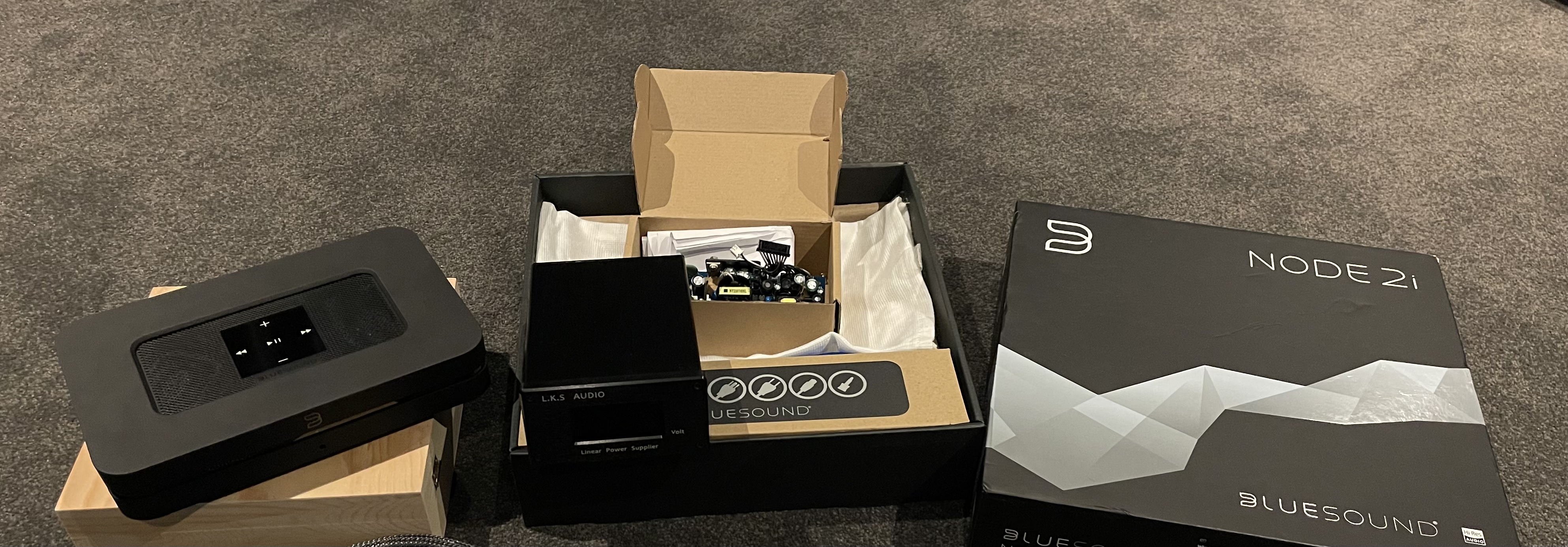 Bluesound Node 2i with power supply mod, LPS - Stereo, Home Cinema ...