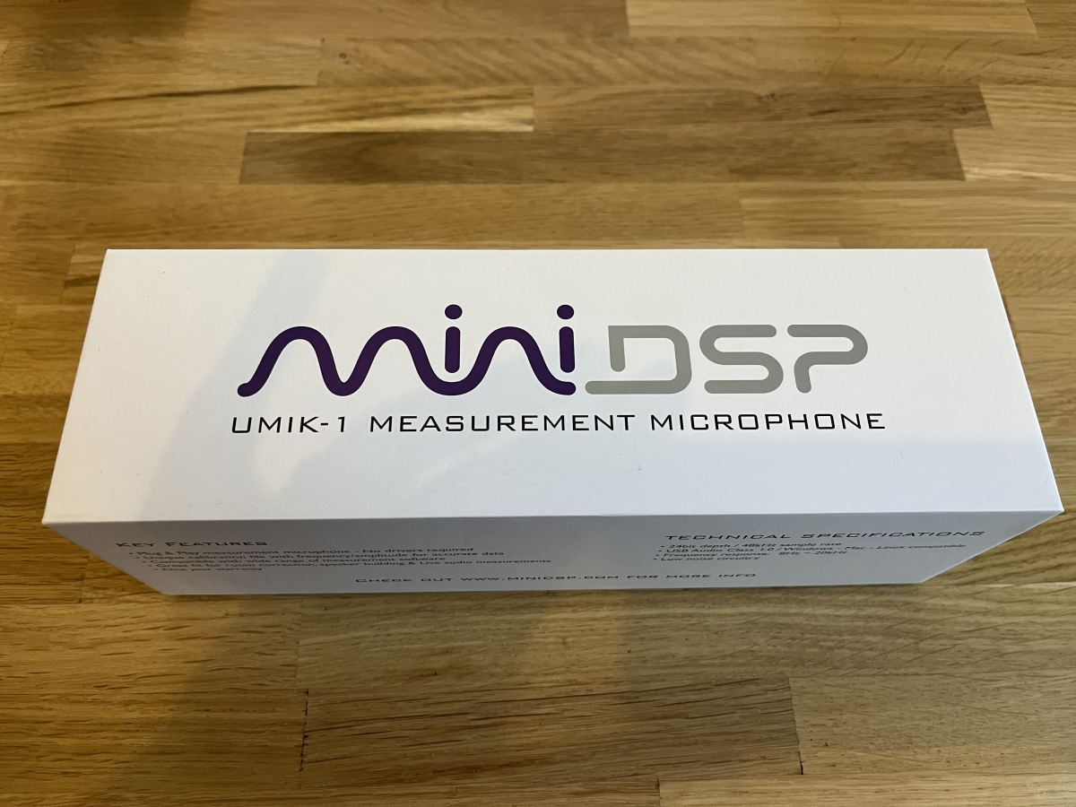 MiniDSP UMIK-1 Microphone - Hi-Fi and Cinema Cables & Accessories ...