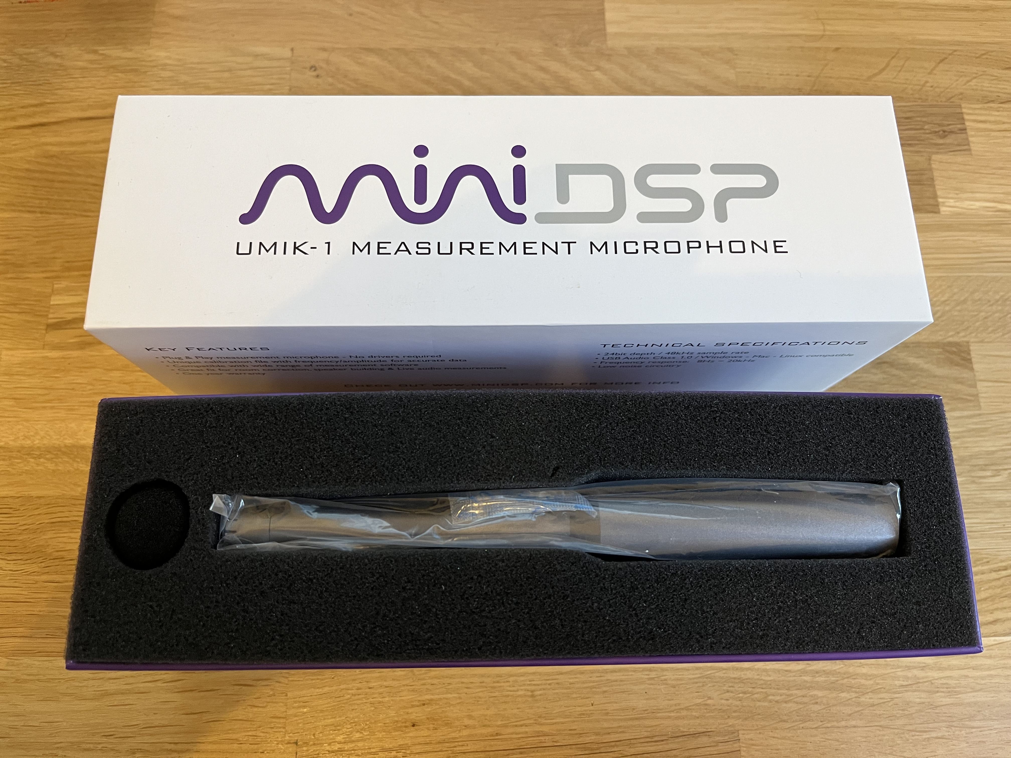 MiniDSP UMIK-1 Microphone - Hi-Fi and Cinema Cables & Accessories ...