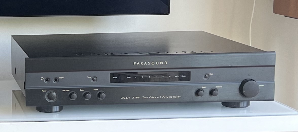 Parasound Preamp 2100 & Two Channel Power Amp 2125 - Stereo, Home ...