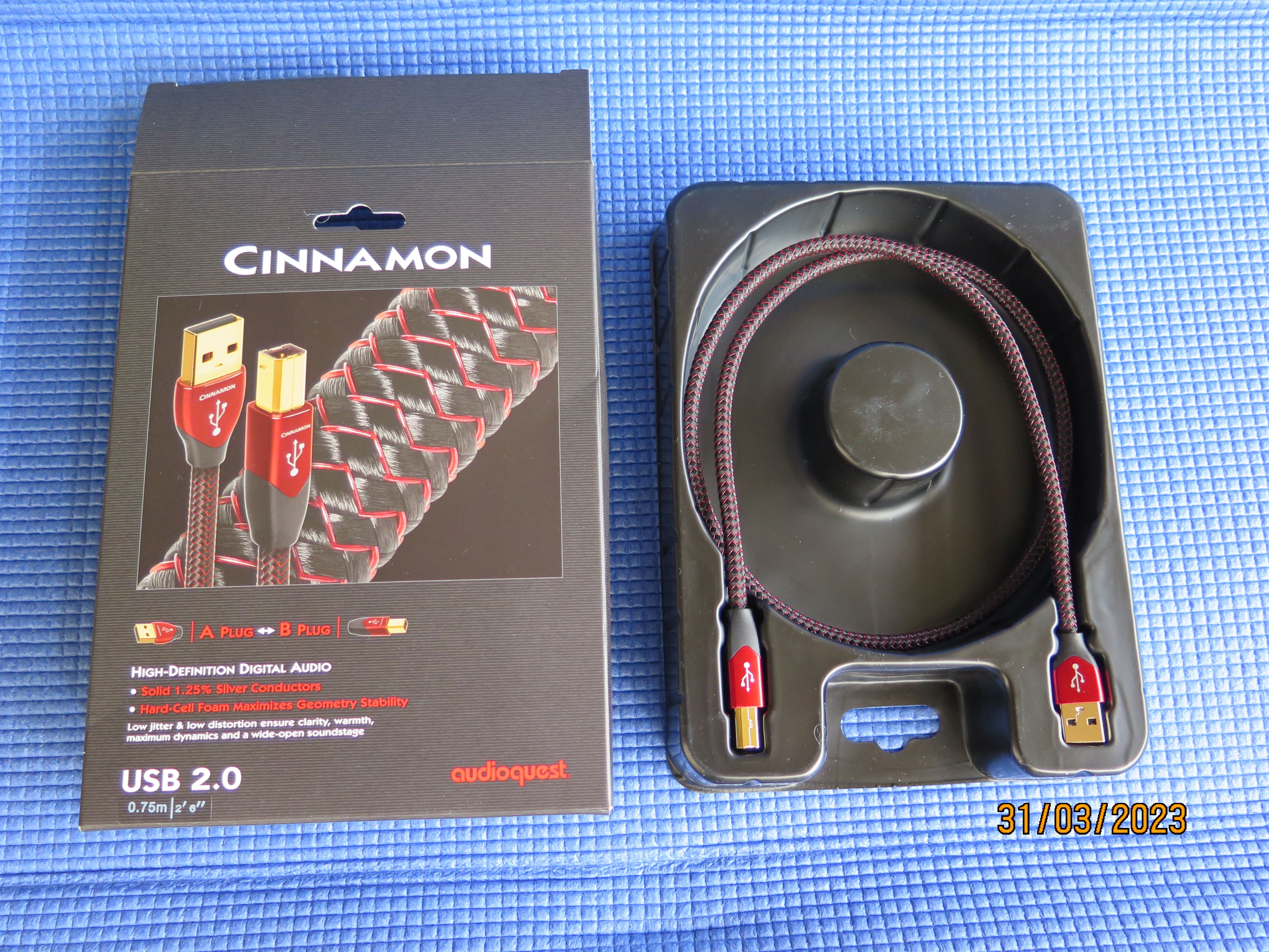 Audioquest Cinnamon USB Cable A to B 75cm - Hi-Fi and Cinema Cables ...