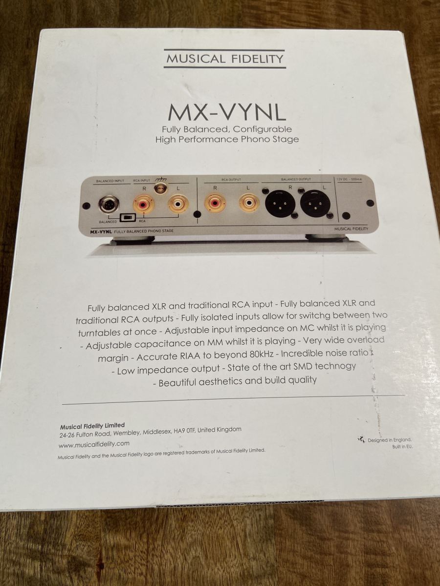 Musical Fidelity MX-VYNL Phono Stage - Stereo, Home Cinema, Headphones ...