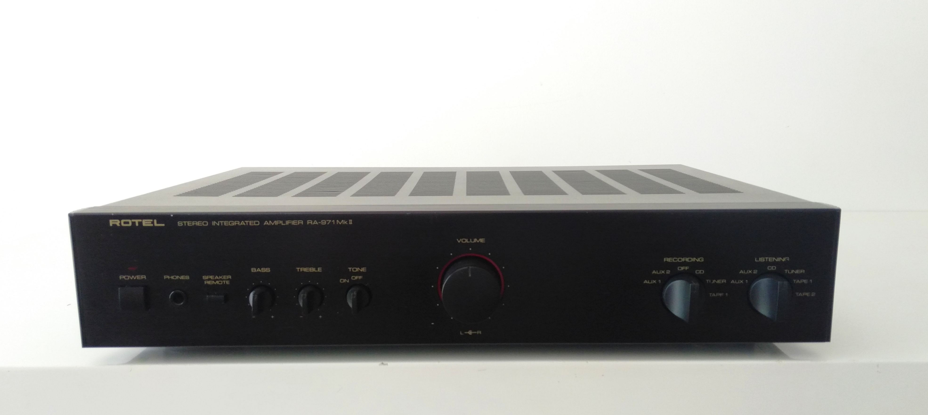 Rotel RA-971 MKll Integrated amplifier - Stereo, Home Cinema ...