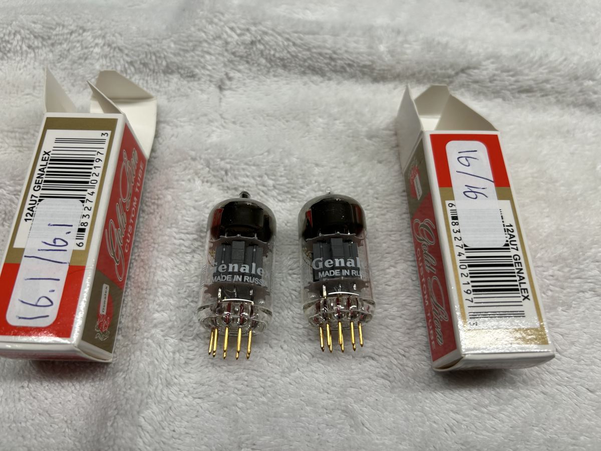Genalex Gold Lion ECC82 12AU7 Matched Pair New |﻿ Hi-Fi and Cinema Cables & Accessories