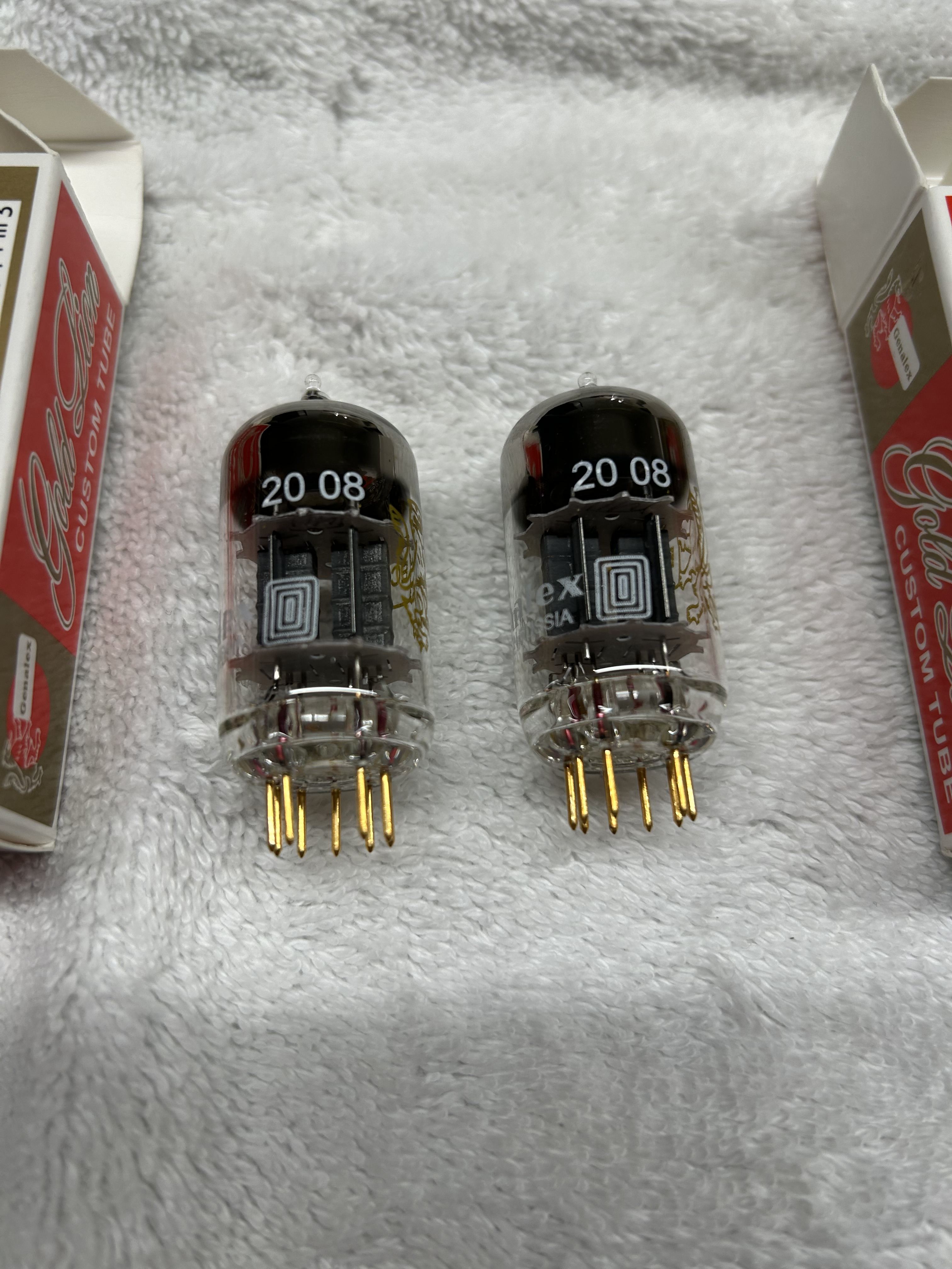 Genalex Gold Lion ECC82 12AU7 Matched Pair New |﻿ Hi-Fi and Cinema Cables & Accessories