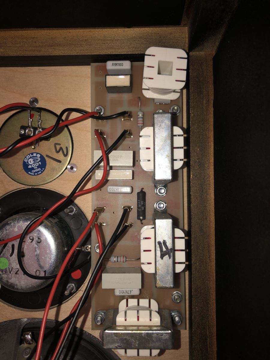 Spendor SP1 from behind - Schematics and Lids Lifted - StereoNET