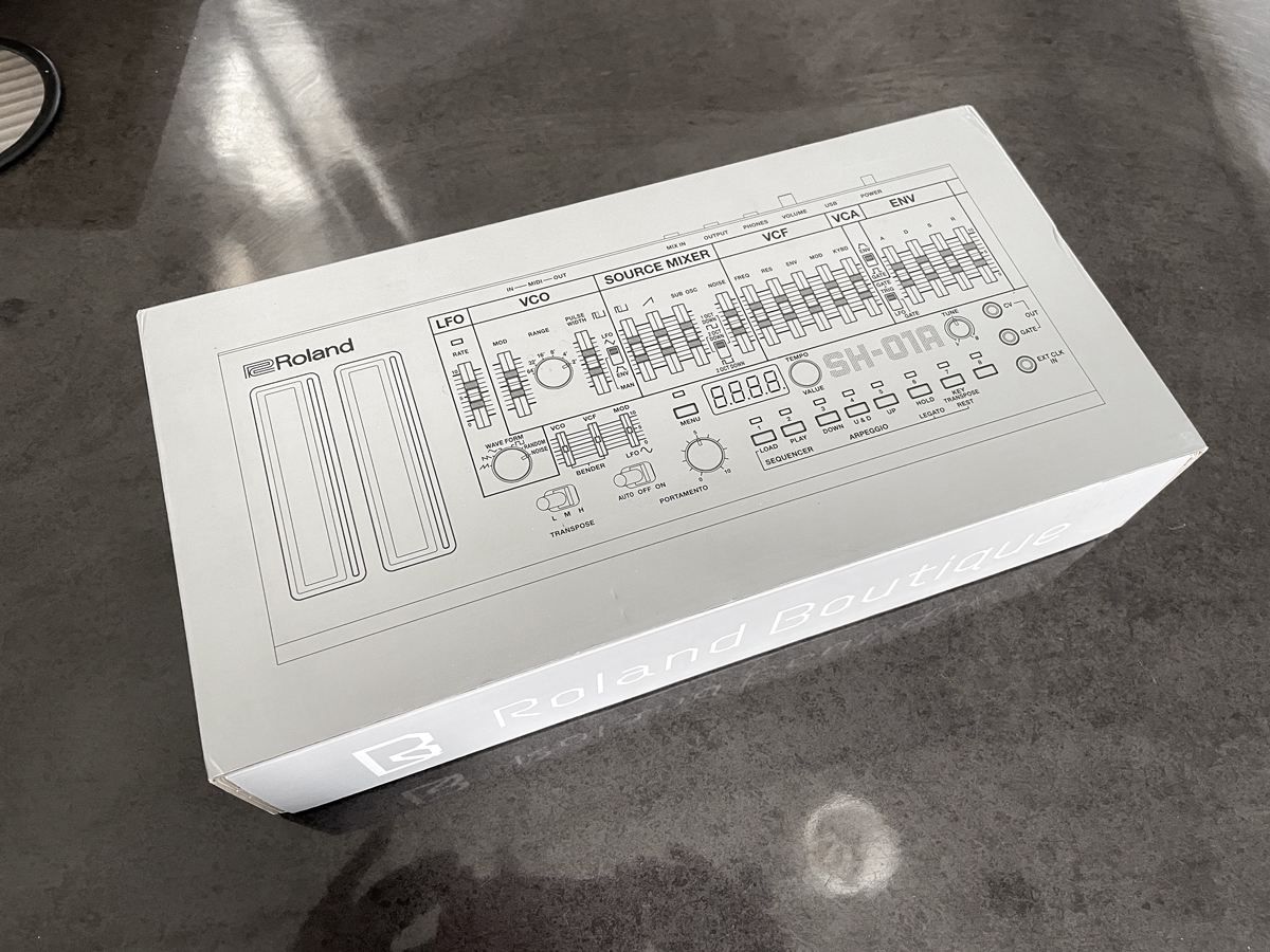 SOLD ELSEWHERE: Roland SH-01A Classic Monosynth in rare blue colour ...