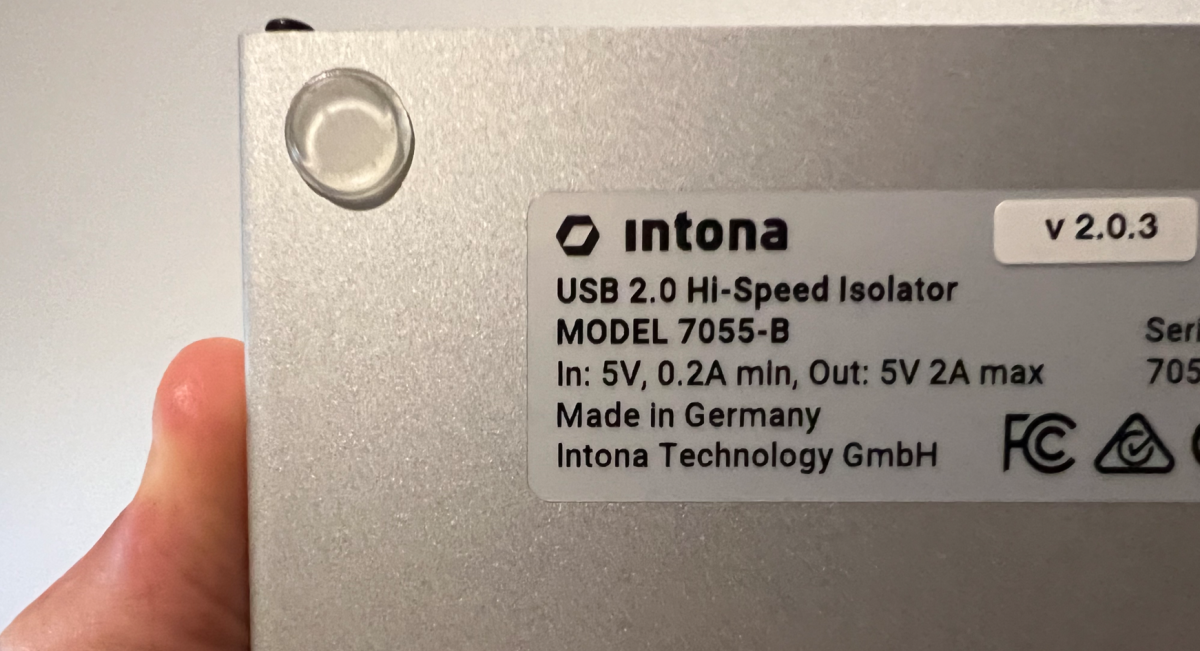 Intona 7055-B Galvanic Isolator, Reclocker, Repacketiser - Stereo, Home ...