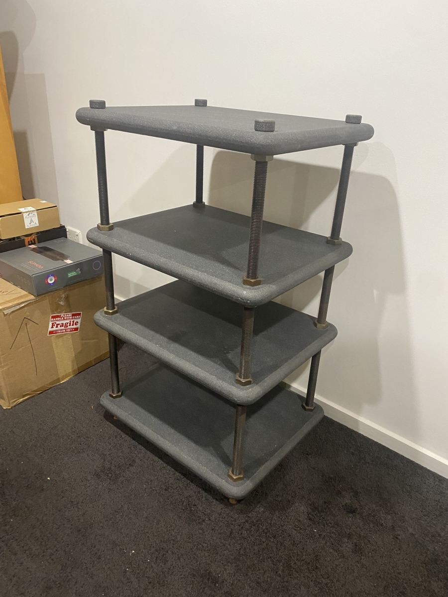 Hifi Rack 4 tier threaded rod - Hi-Fi and Cinema Cables & Accessories ...