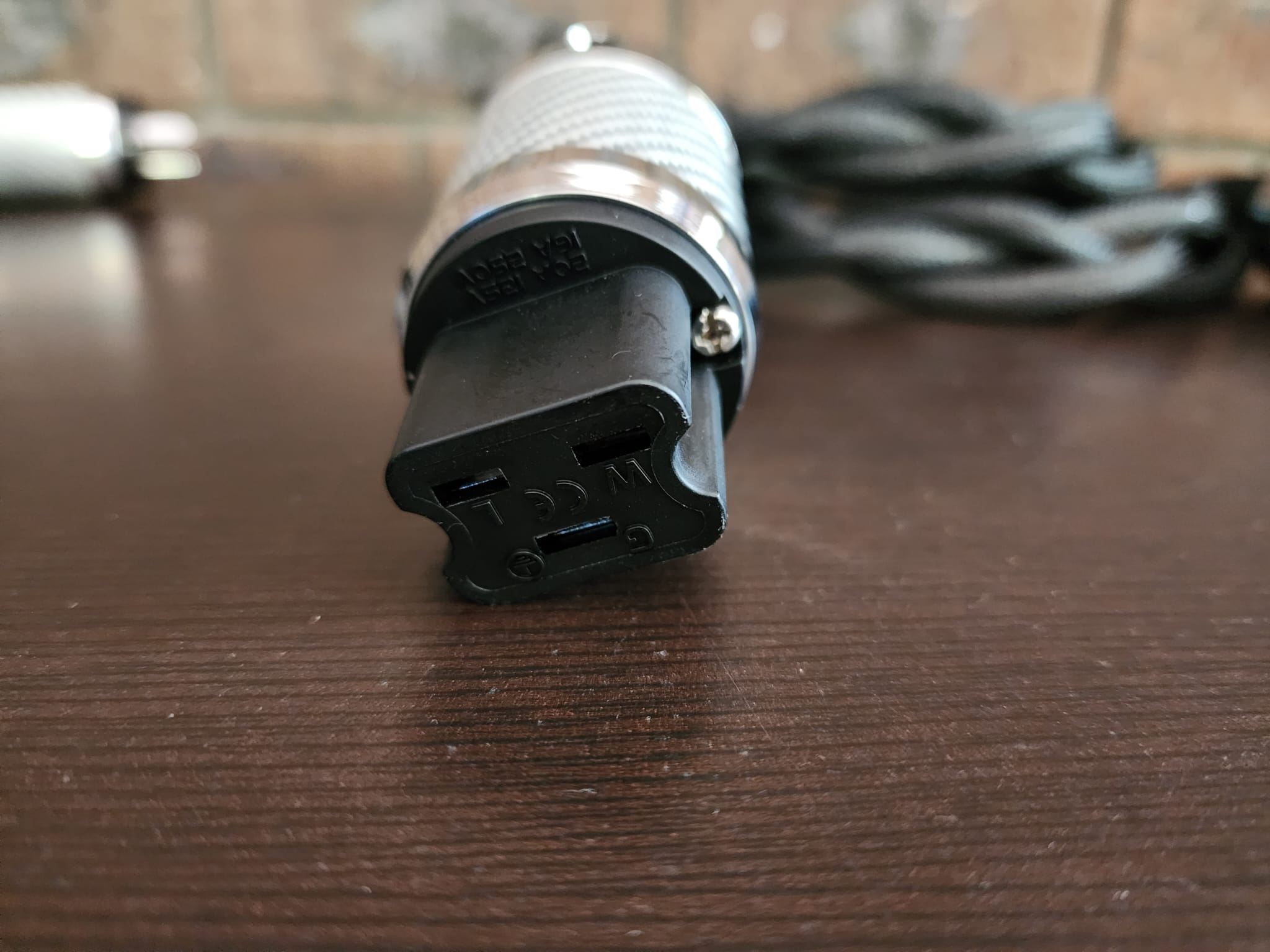 C19 Pure Silver Power Cable with Carbon Fibre Connectors |﻿ Hi-Fi and ...