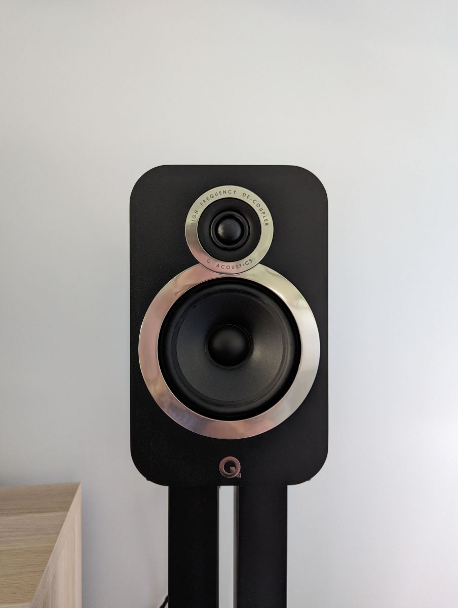Q Acoustics 3020i Bookshelf Speakers - Black - Stereo, Home Cinema ...