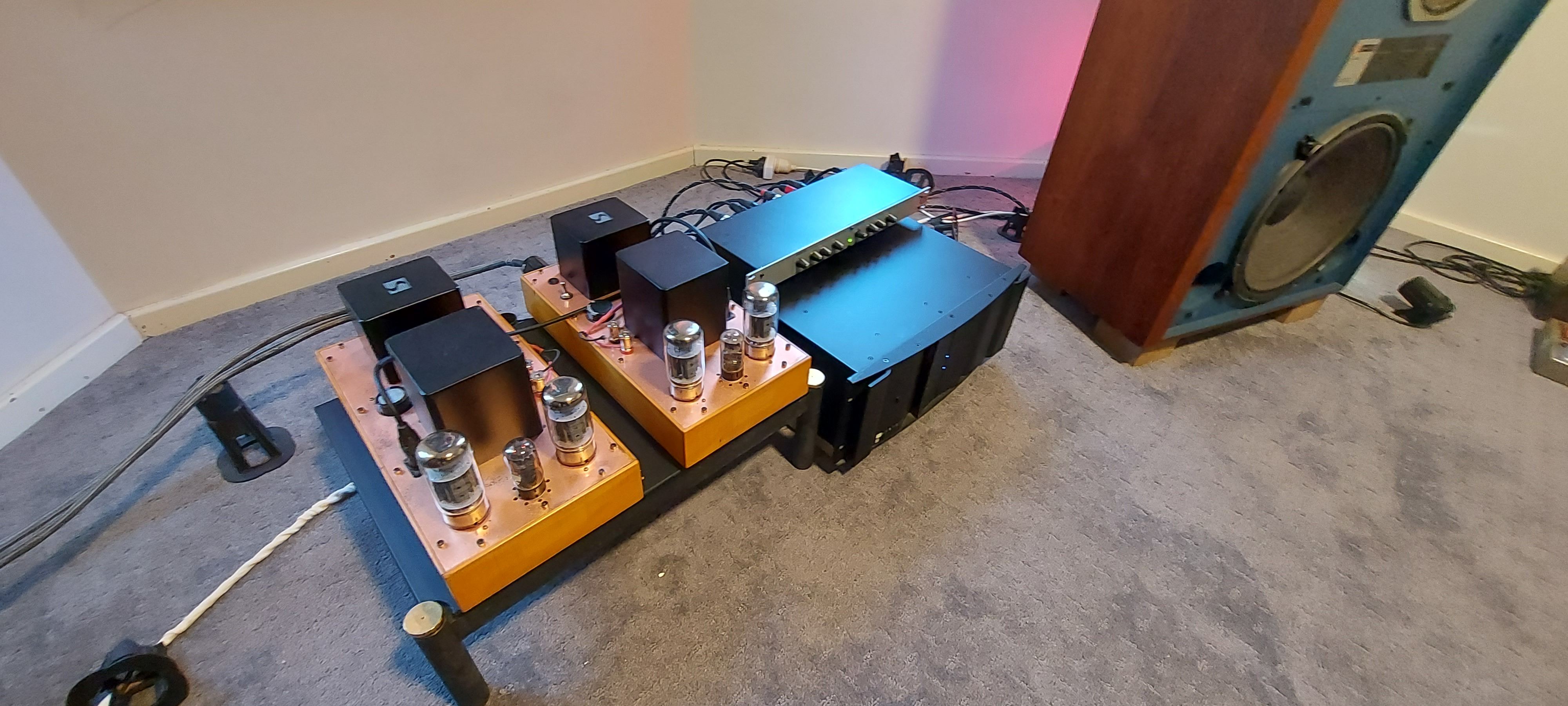 KT88/6SN7 Valve Mono Block Power Amplifiers |﻿ Stereo, Home Cinema, Headphones Components