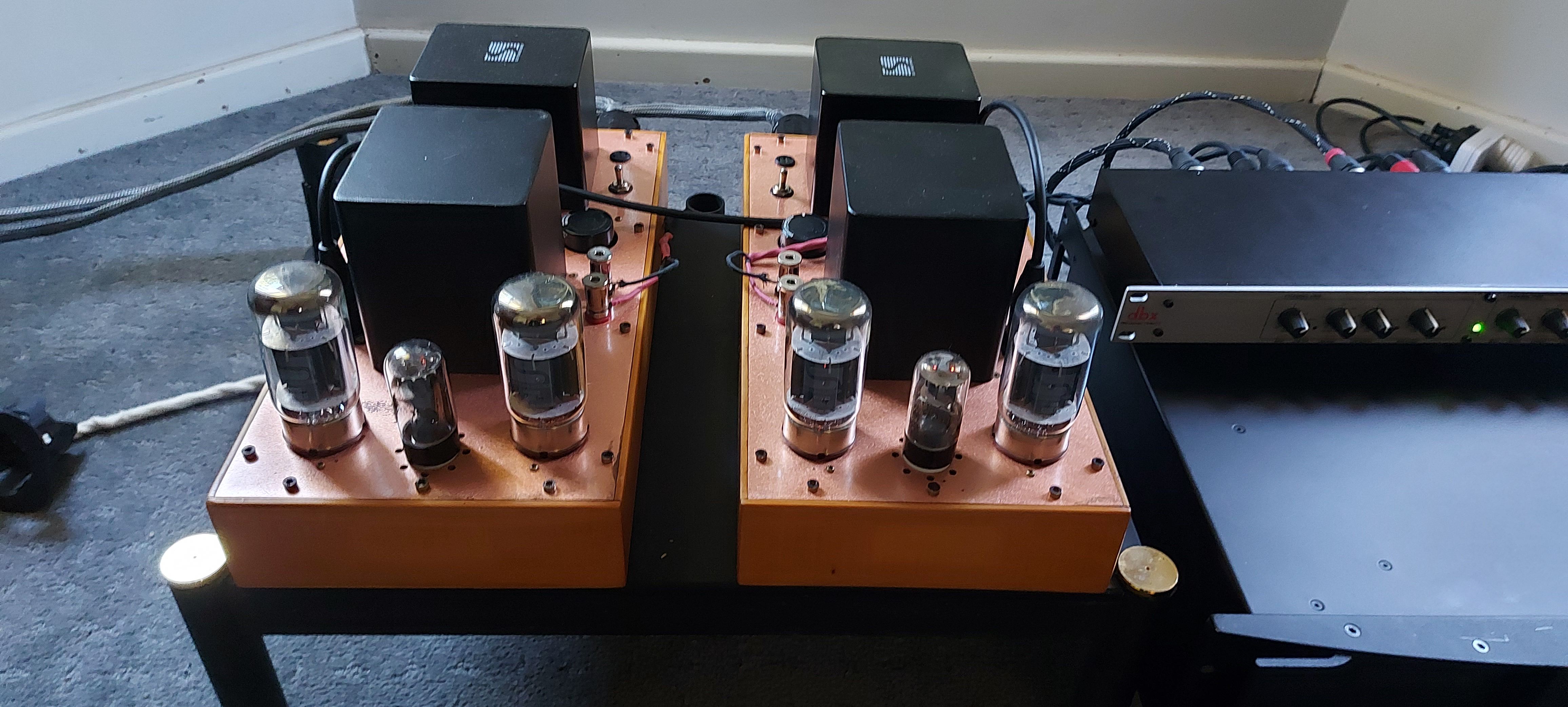 KT88/6SN7 Valve Mono Block Power Amplifiers |﻿ Stereo, Home Cinema, Headphones Components