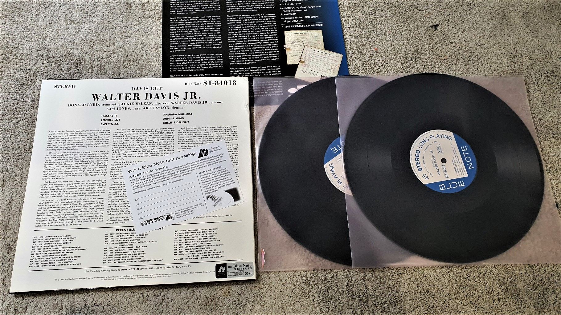 Walter Davis Jr. – Davis Cup (AP) 2LP |﻿ Vinyl, CD, and Blu-ray