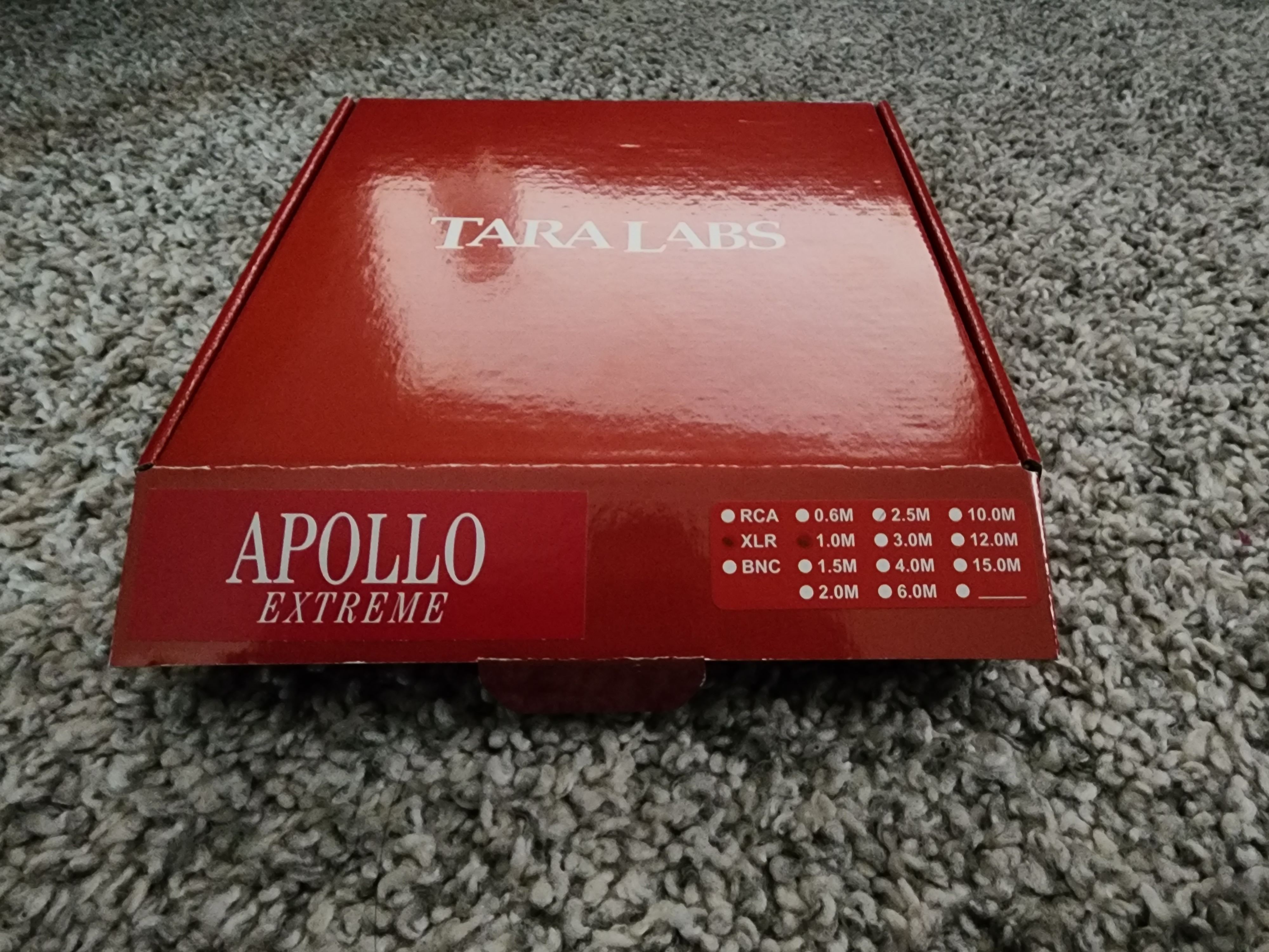 TaraLabs Apollo Extreme 1M XLR cable. - Hi-Fi and Cinema Cables ...