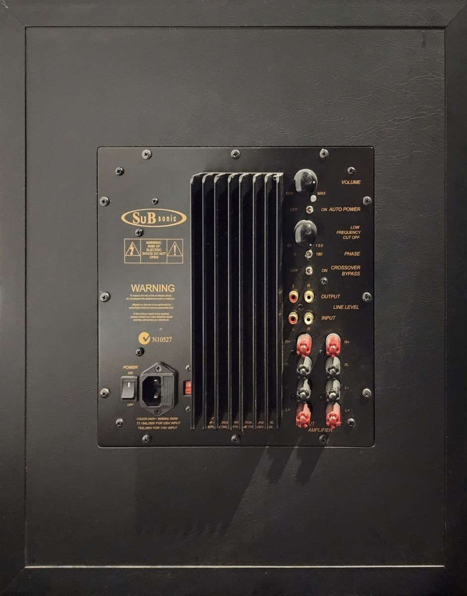 Subsonic XS-1 Subwoofer - Stereo, Home Cinema, Headphones Components ...