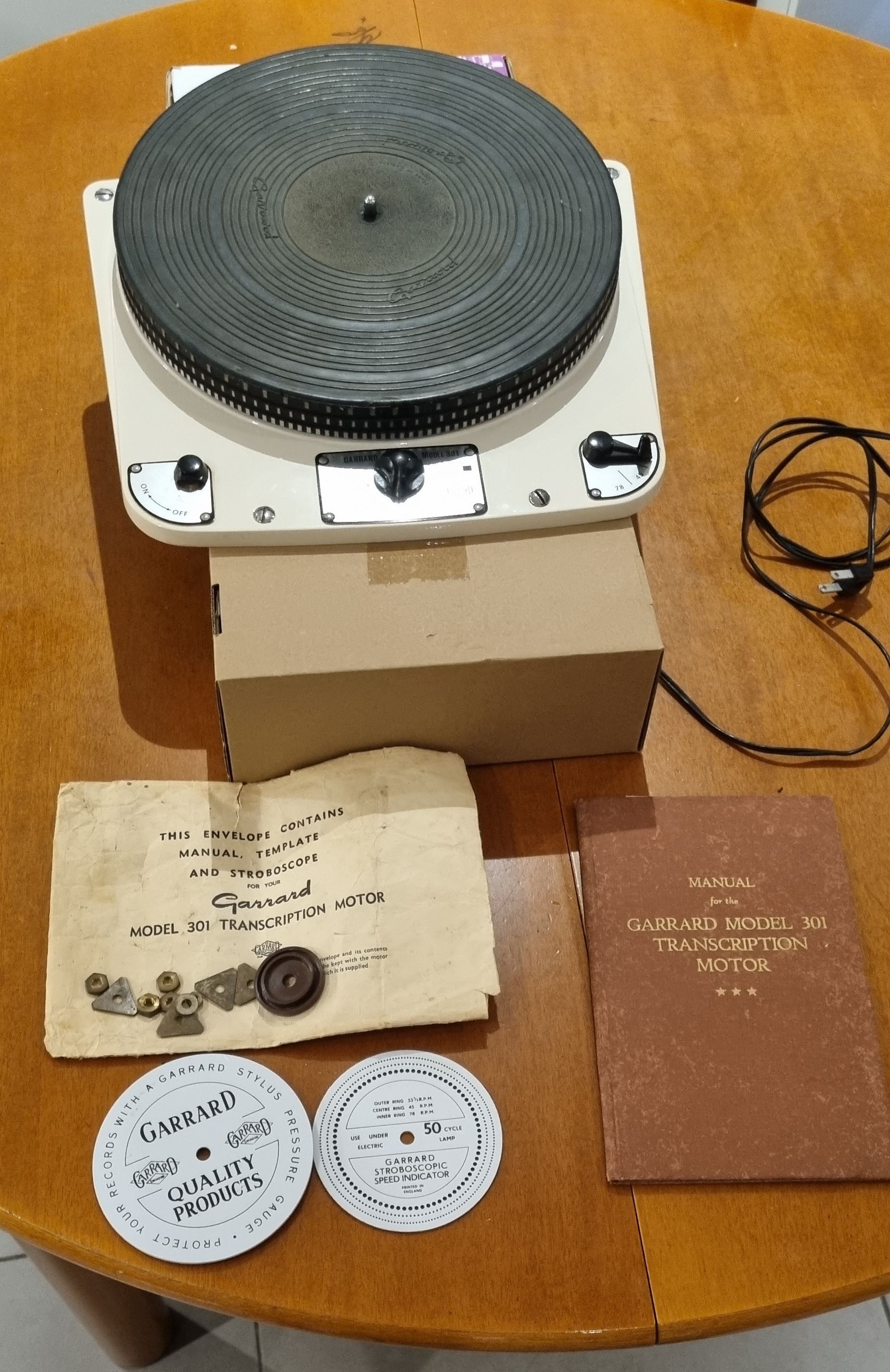 Garrard 301 Transcription Turntable - Stereo, Home Cinema, Headphones ...