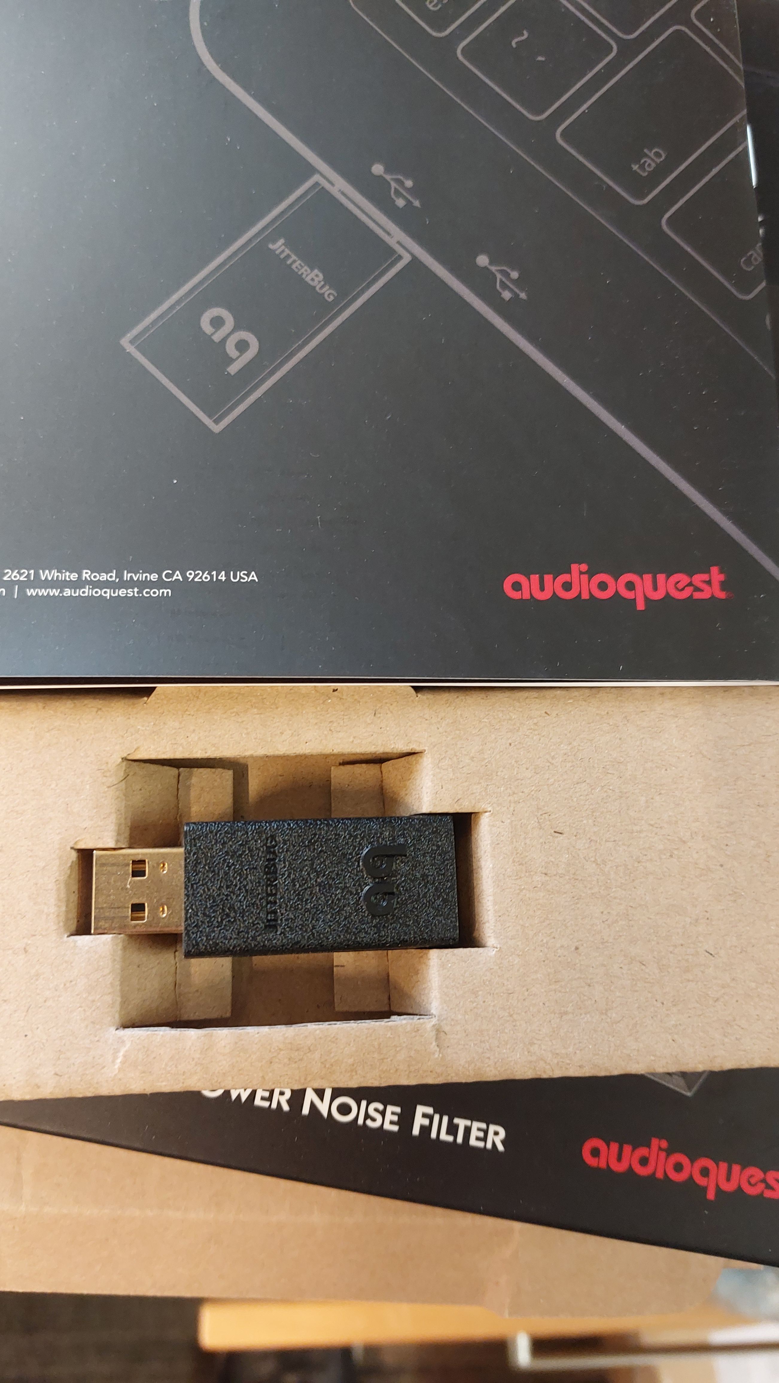 Audioquest Jitterbug USB filter |﻿ Hi-Fi and Cinema Cables & Accessories