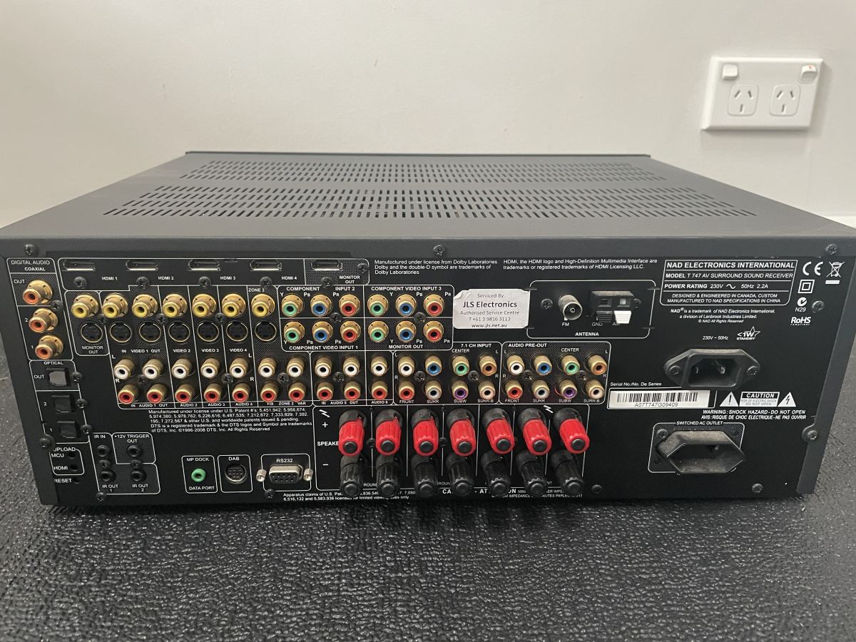 NAD T747 Surround Sound Receiver - Stereo, Home Cinema, Headphones ...