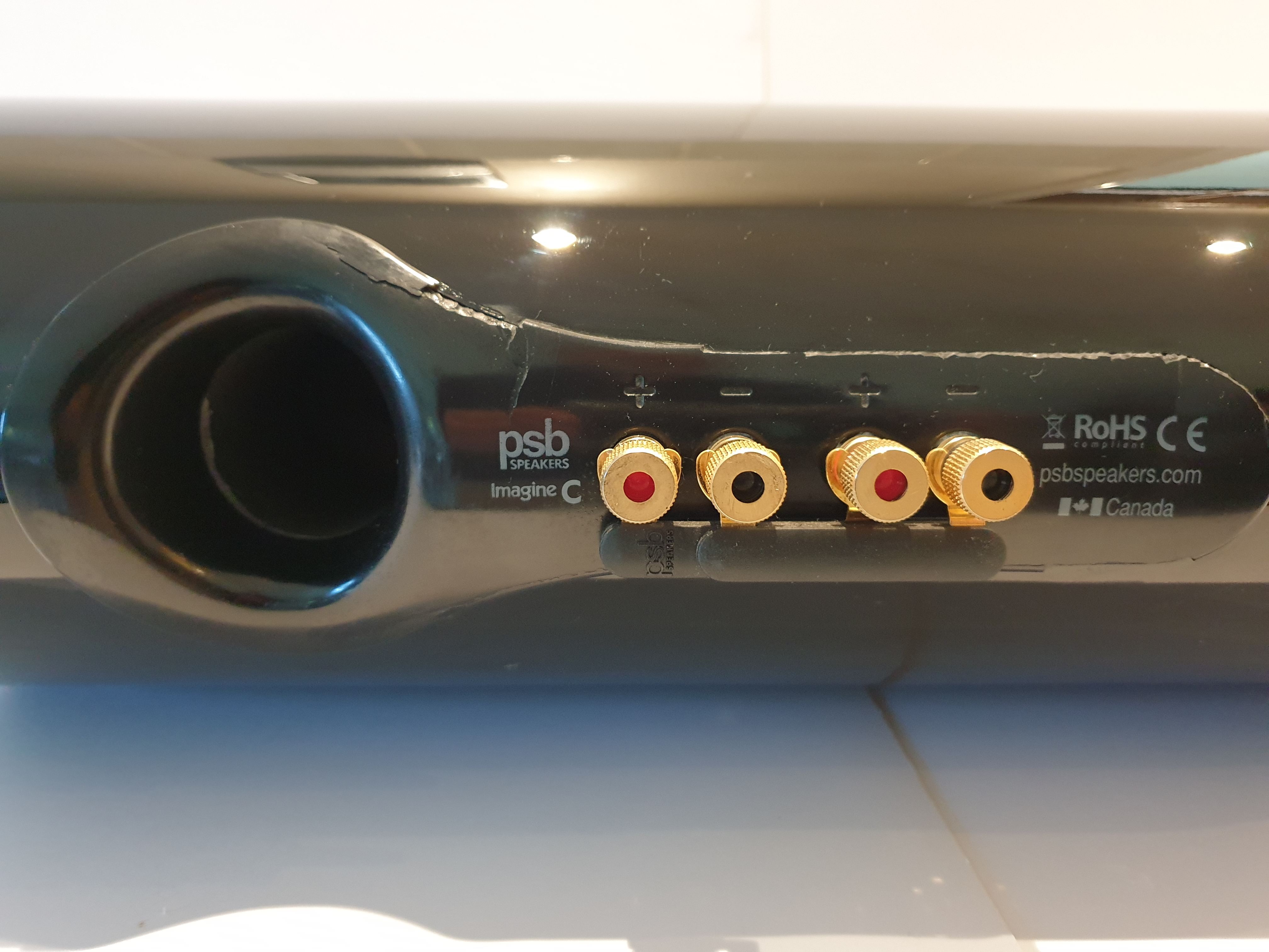 PSB Imagine C Centre Speaker - Gloss Black - Stereo, Home Cinema ...