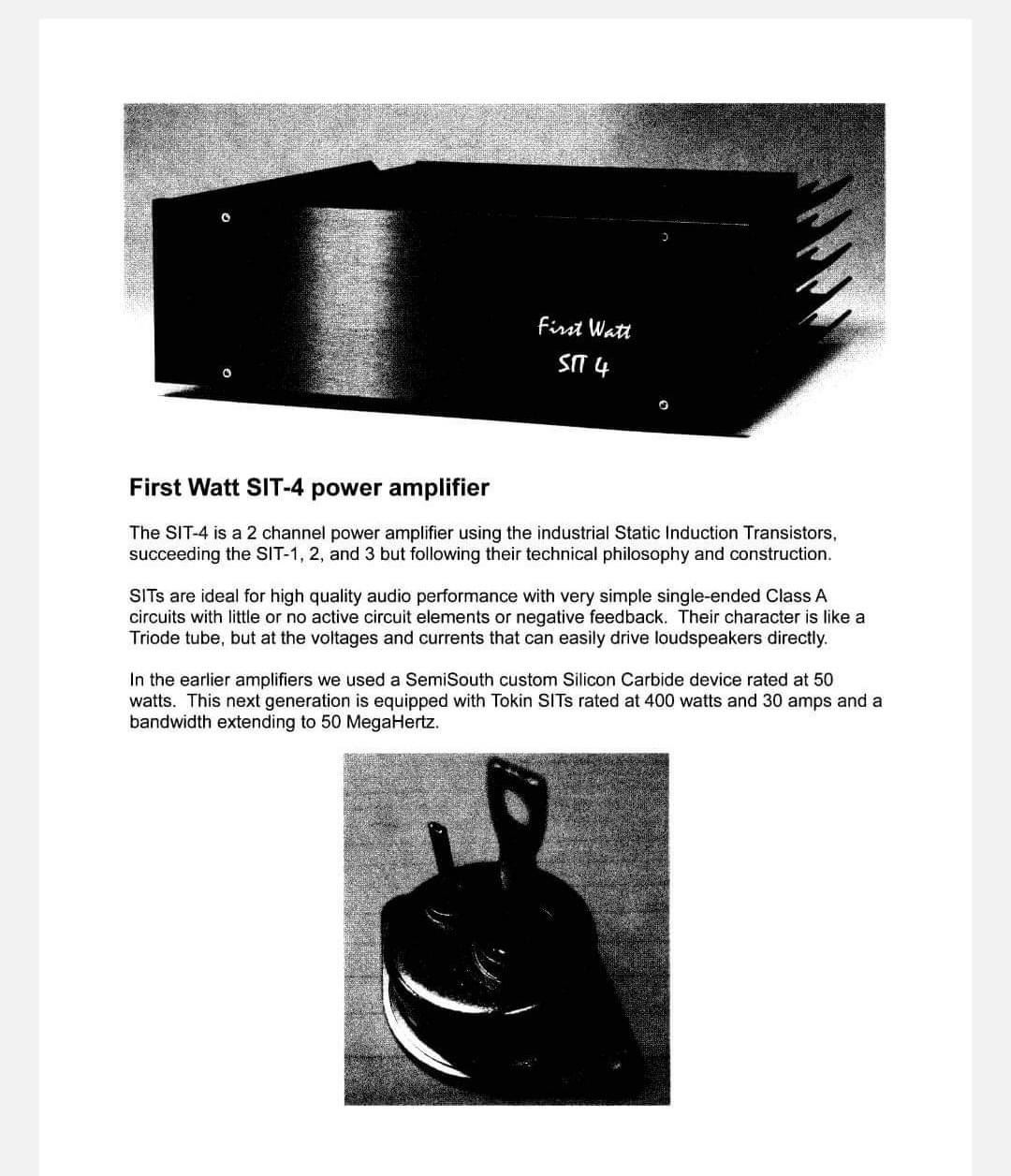 Absolute Audio Labs SIT-A15 power amp - Page 7 - Stereo Amplifiers ...