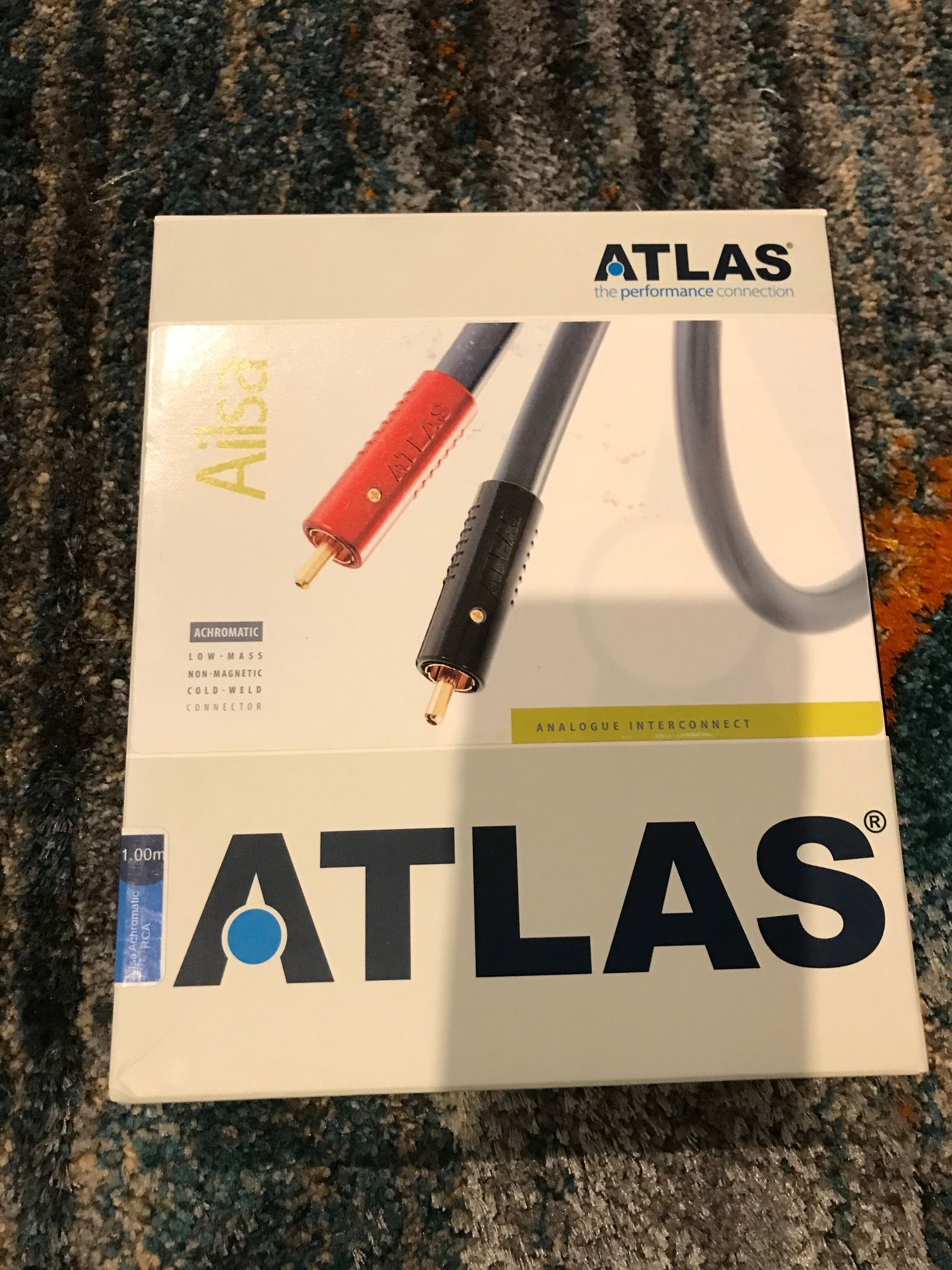 Atlas Ailsa Achromatic RCA Cables (RRP $800 1.0m pair) - Hi-Fi and ...