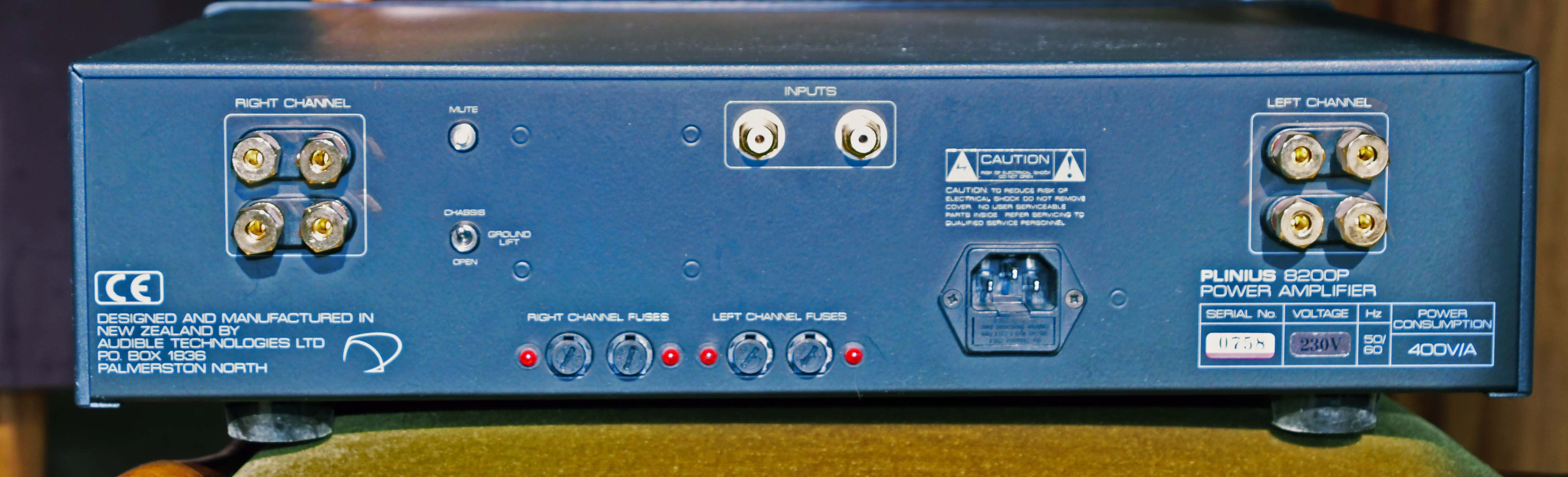 Plinius 8200P AMPLIFIER - Stereo, Home Cinema, Headphones Components ...