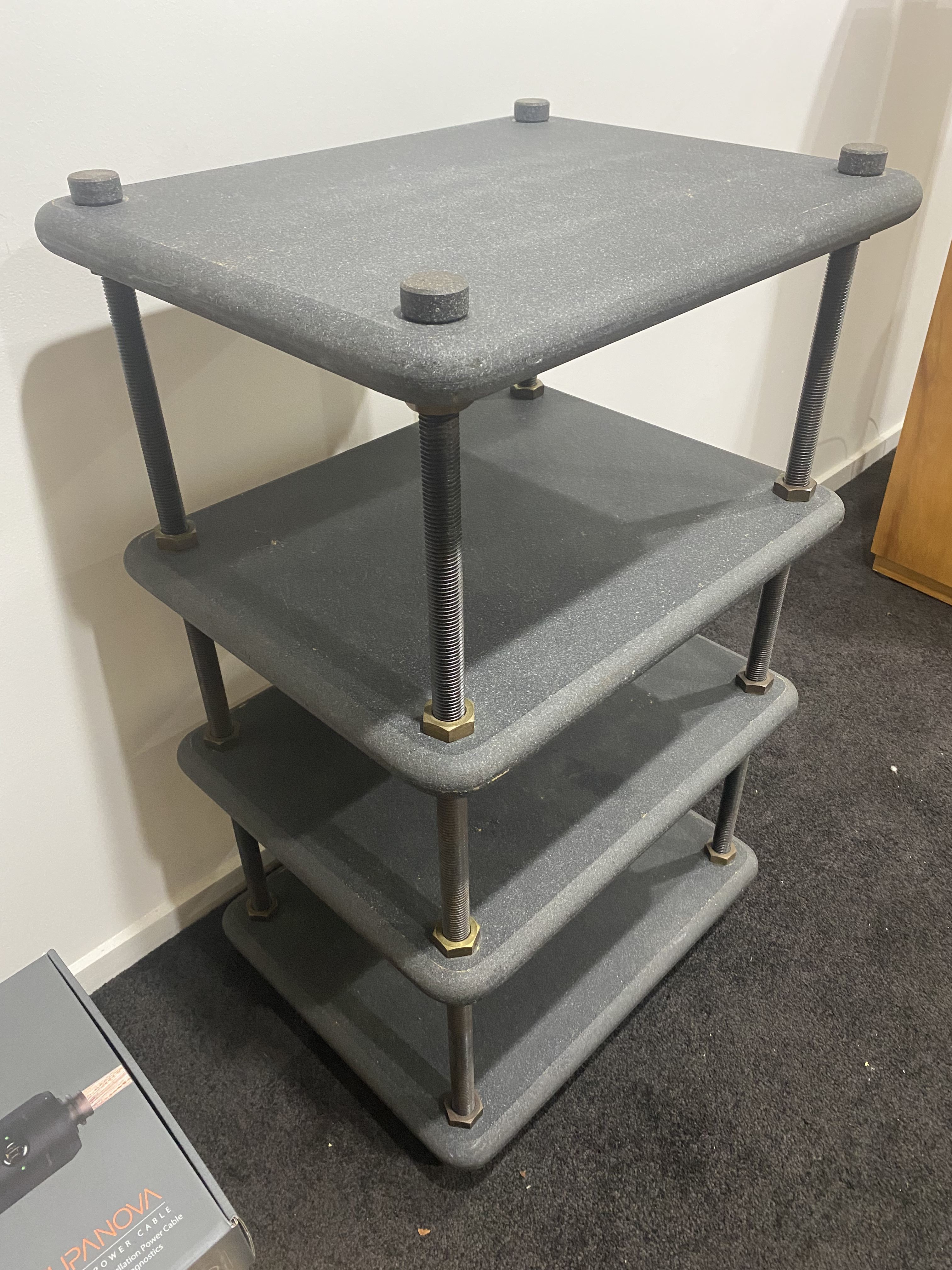 Hifi Rack 4 tier threaded rod - Hi-Fi and Cinema Cables & Accessories ...