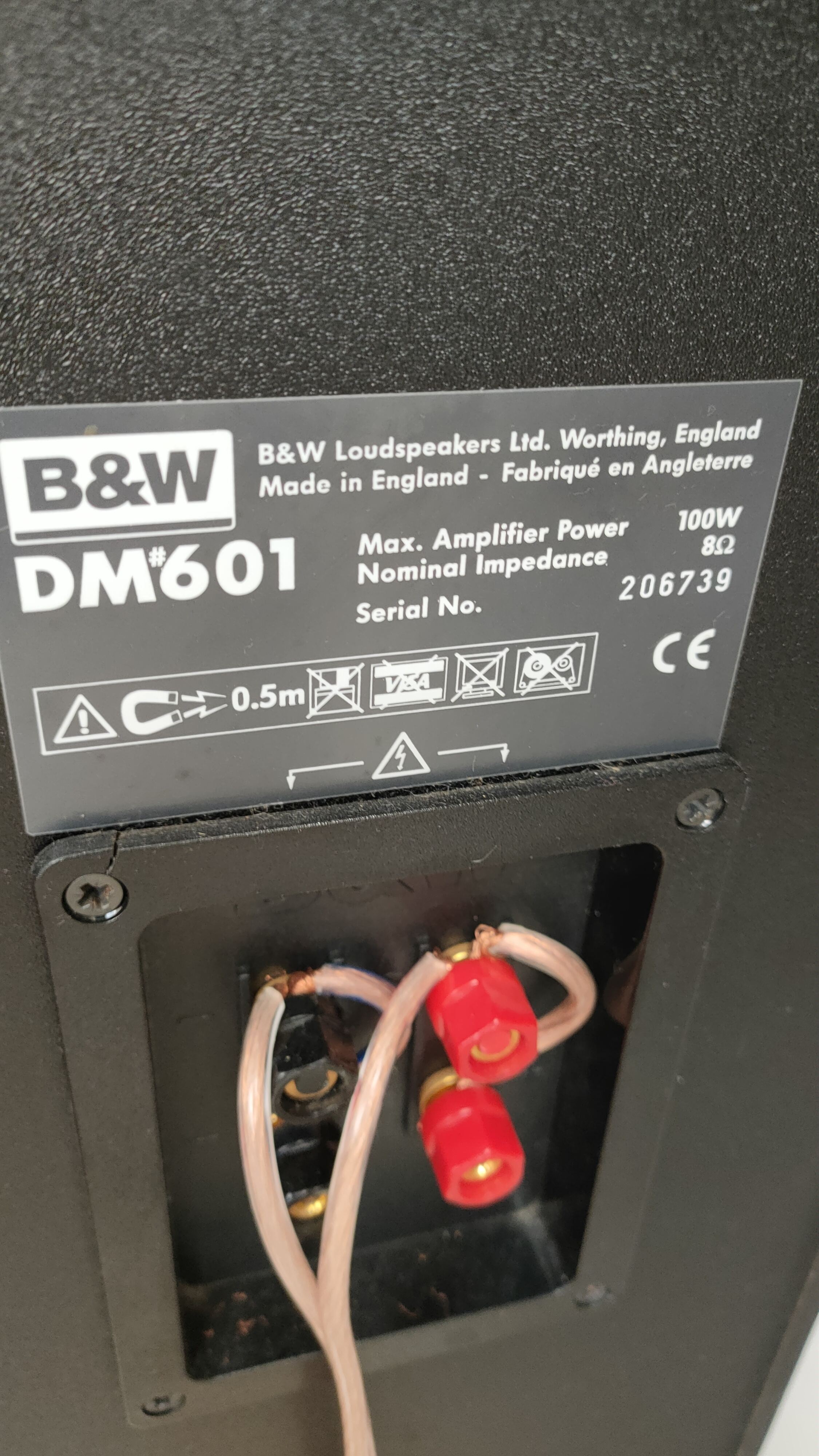 SOLD ELSEWHERE: B&W DM 601 |﻿ Stereo, Home Cinema, Headphones Components